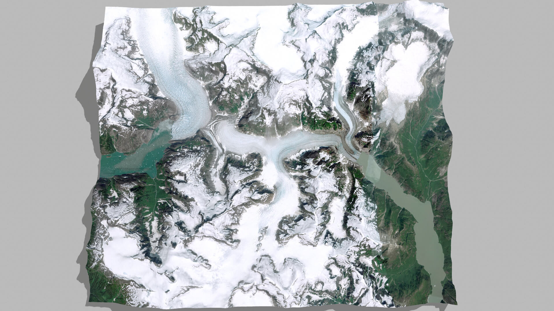 Mountain Landscape Shakes Glaiser - 3D Model by clickshop3d