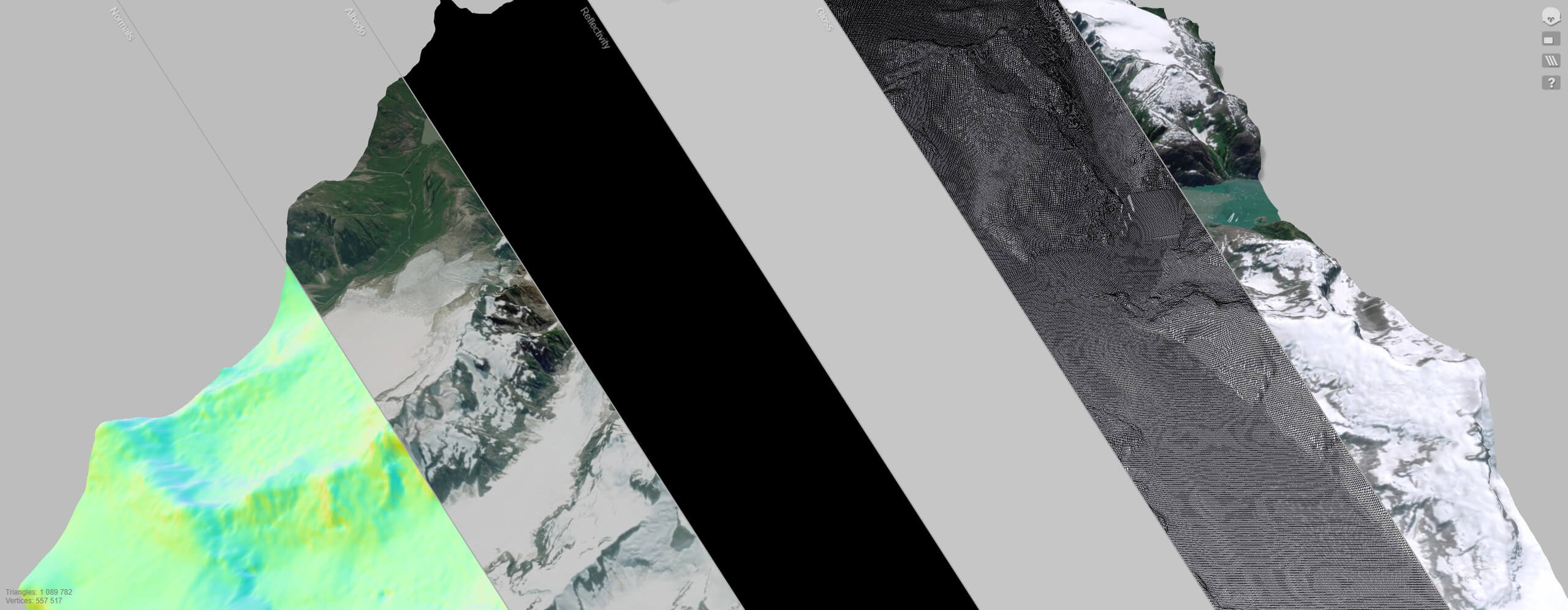 Mountain Landscape Shakes Glaiser - 3D Model by clickshop3d