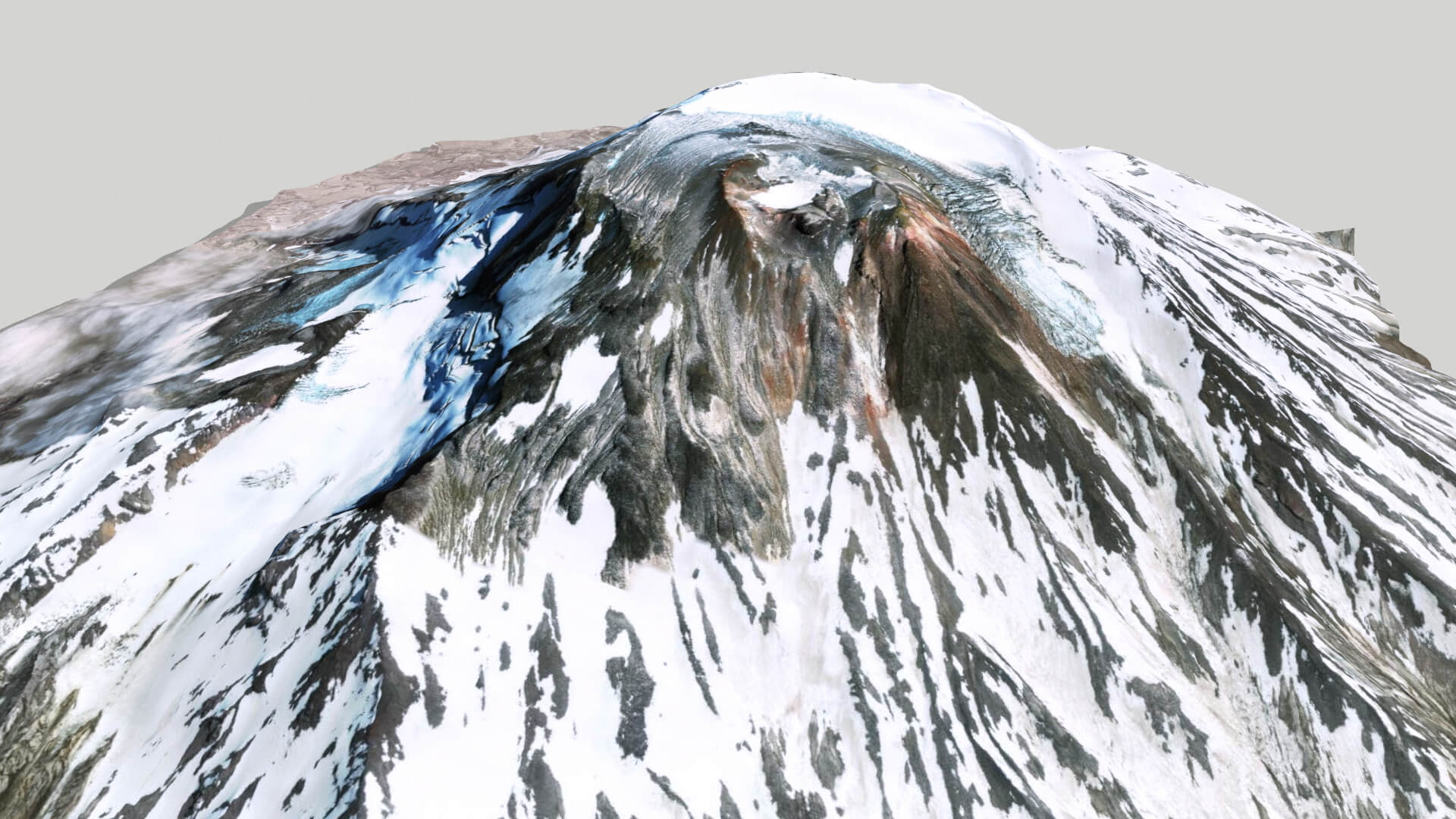 Mountain Landscape Stratovolcano Griggs Alaska United States - 3D Model ...