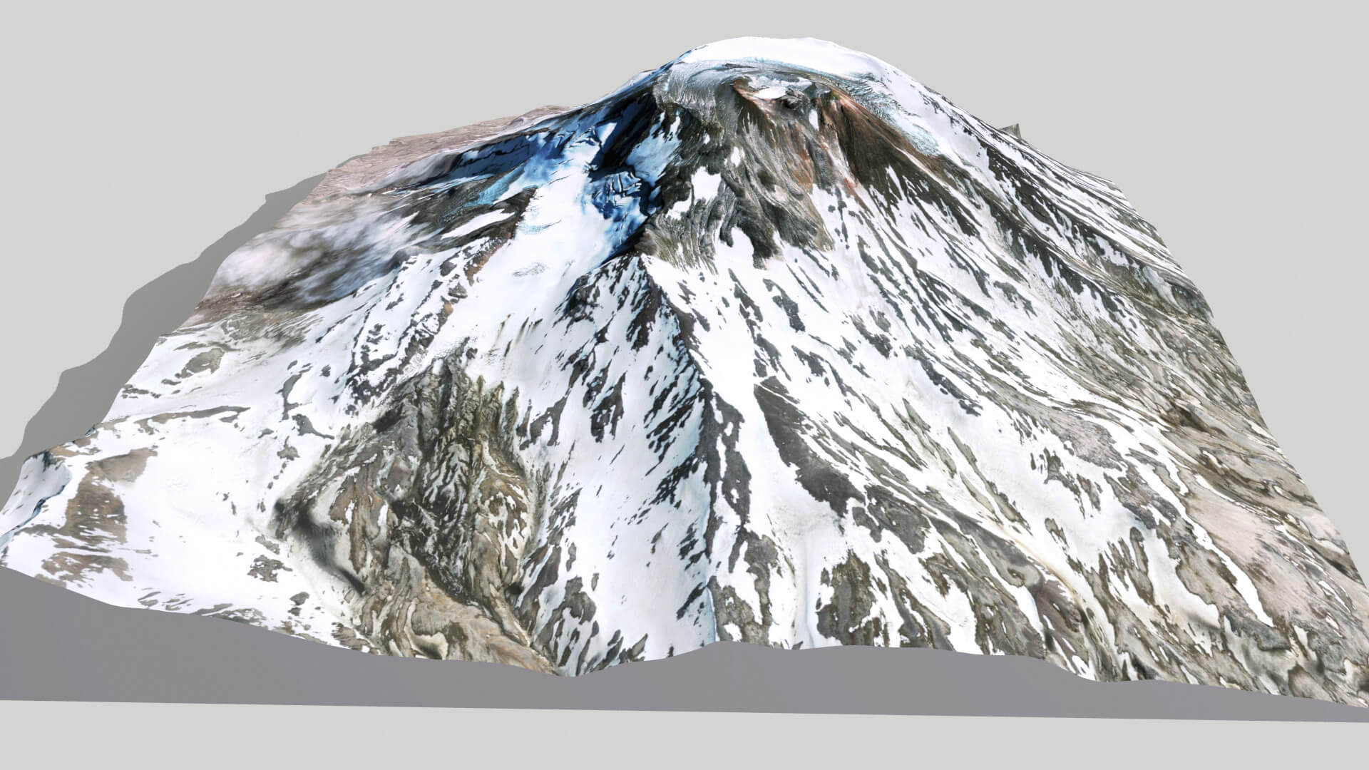 Mountain Landscape Stratovolcano Griggs Alaska United States - 3D Model ...