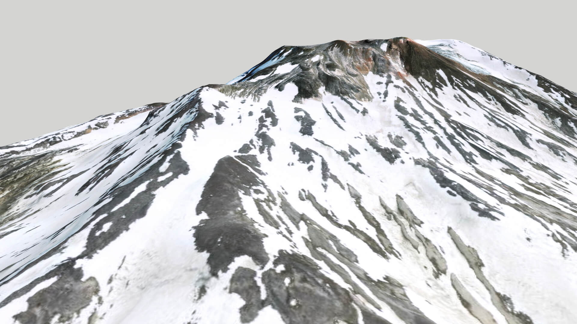 Mountain Landscape Stratovolcano Griggs Alaska United States - 3D Model ...