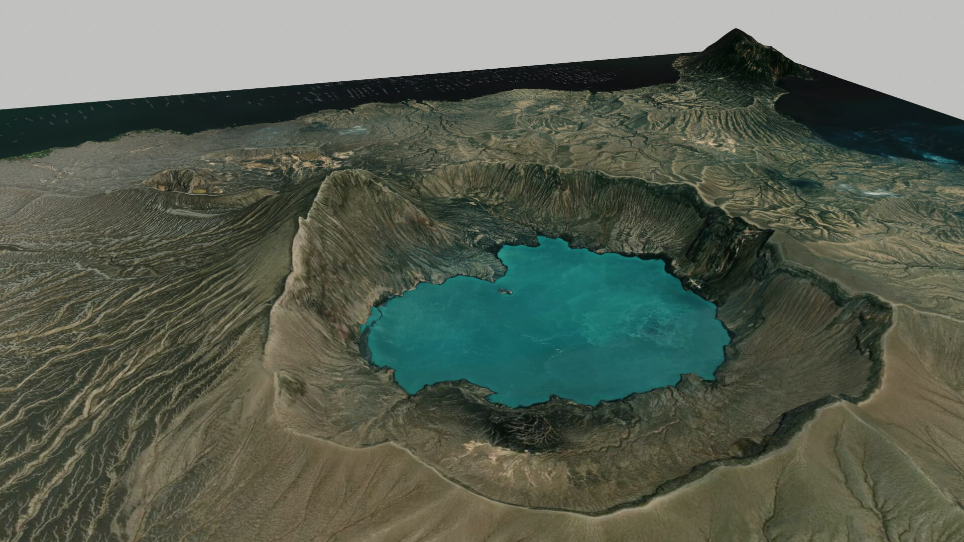 Mountain Landscape Taal Volcano - 3D Model by clickshop3d