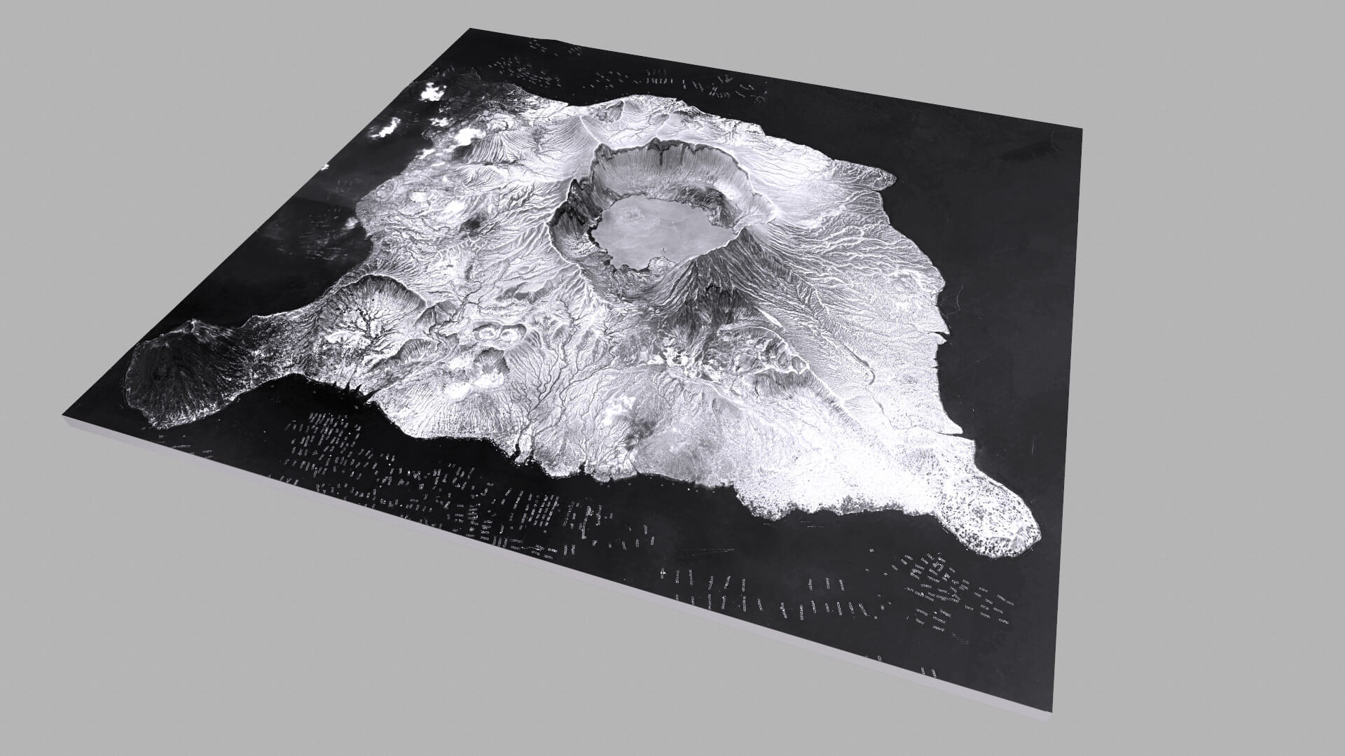 Mountain Landscape Taal Volcano - 3D Model by clickshop3d