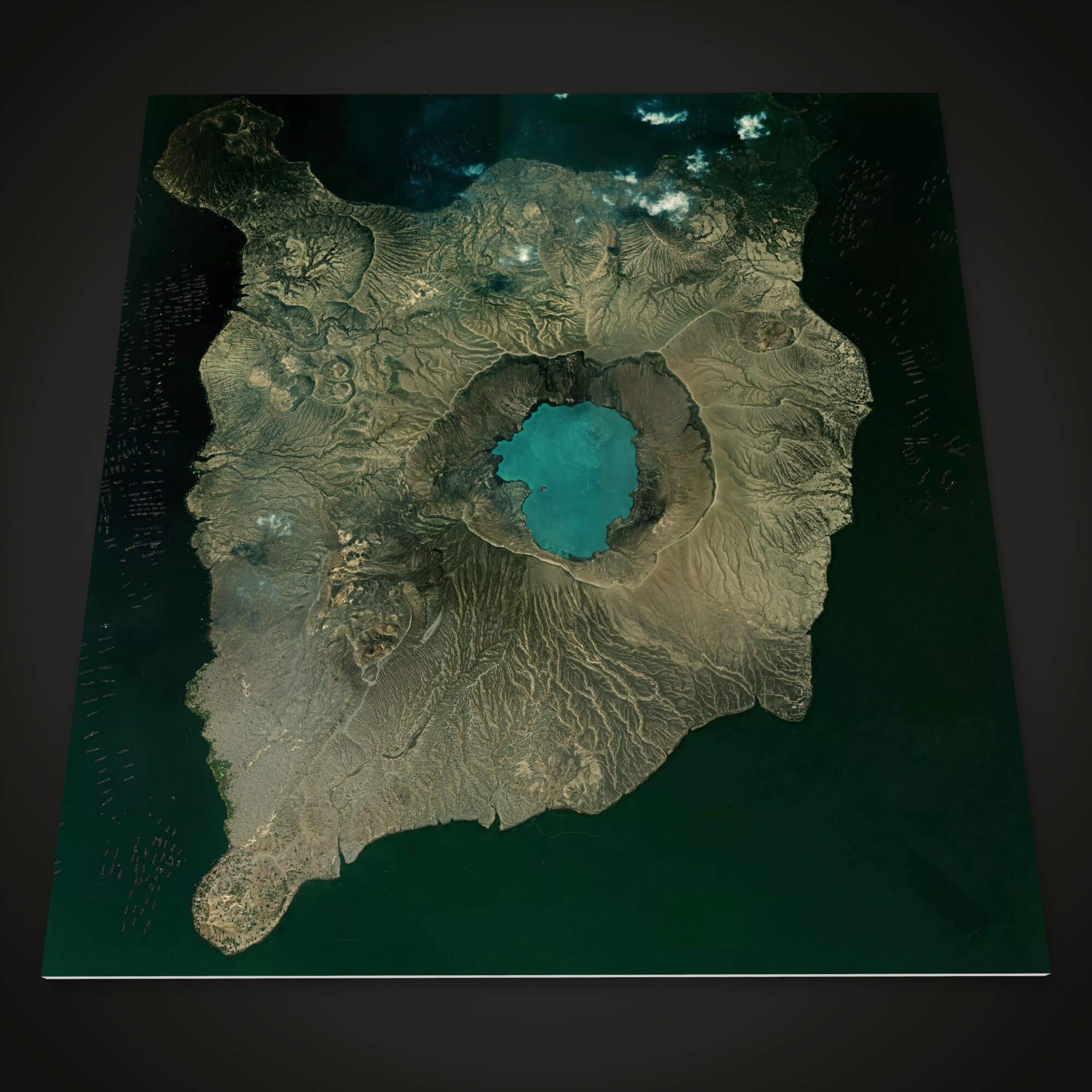 Mountain Landscape Taal Volcano - 3D Model by clickshop3d