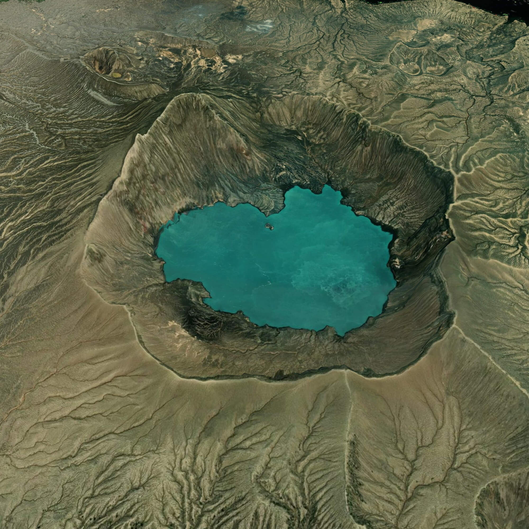 Mountain Landscape Taal Volcano - 3D Model by clickshop3d