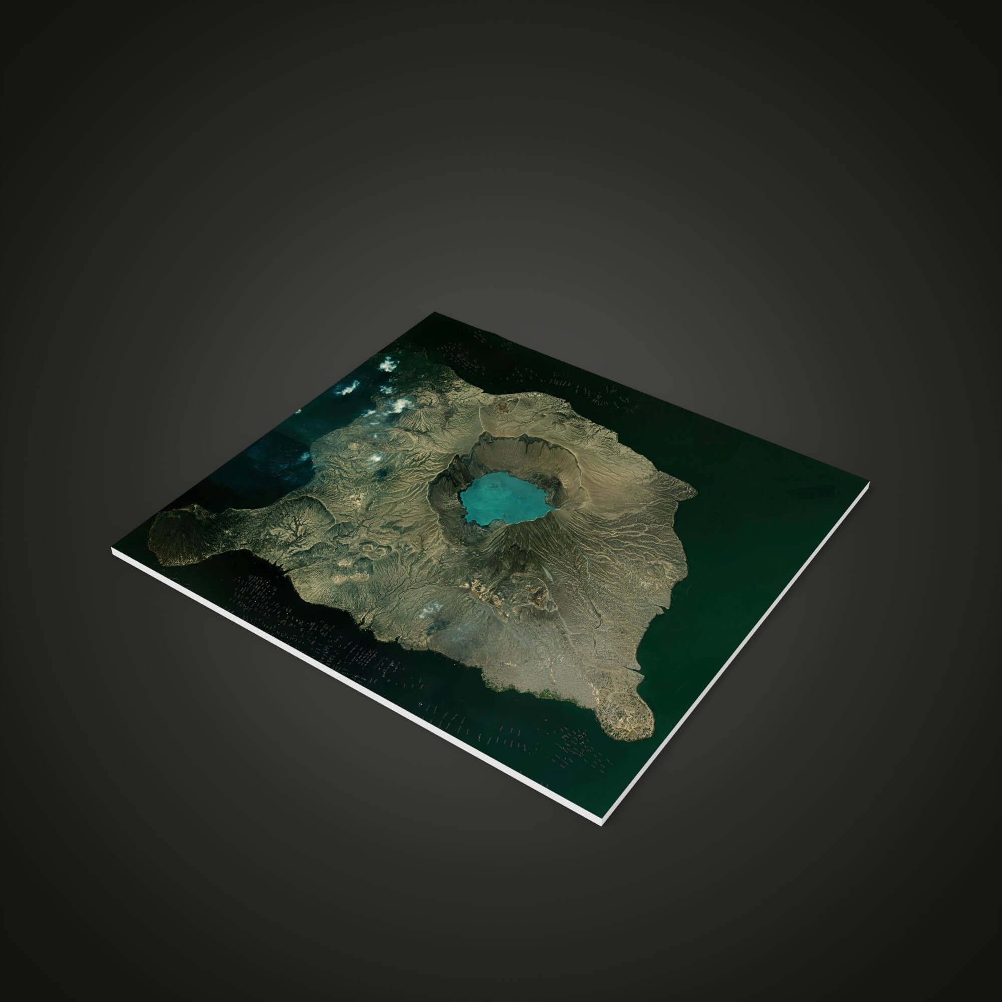 Mountain Landscape Taal Volcano - 3D Model by clickshop3d