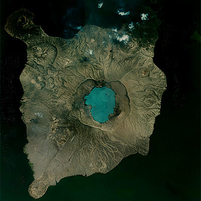 Mountain Landscape Taal Volcano - 3D Model by clickshop3d