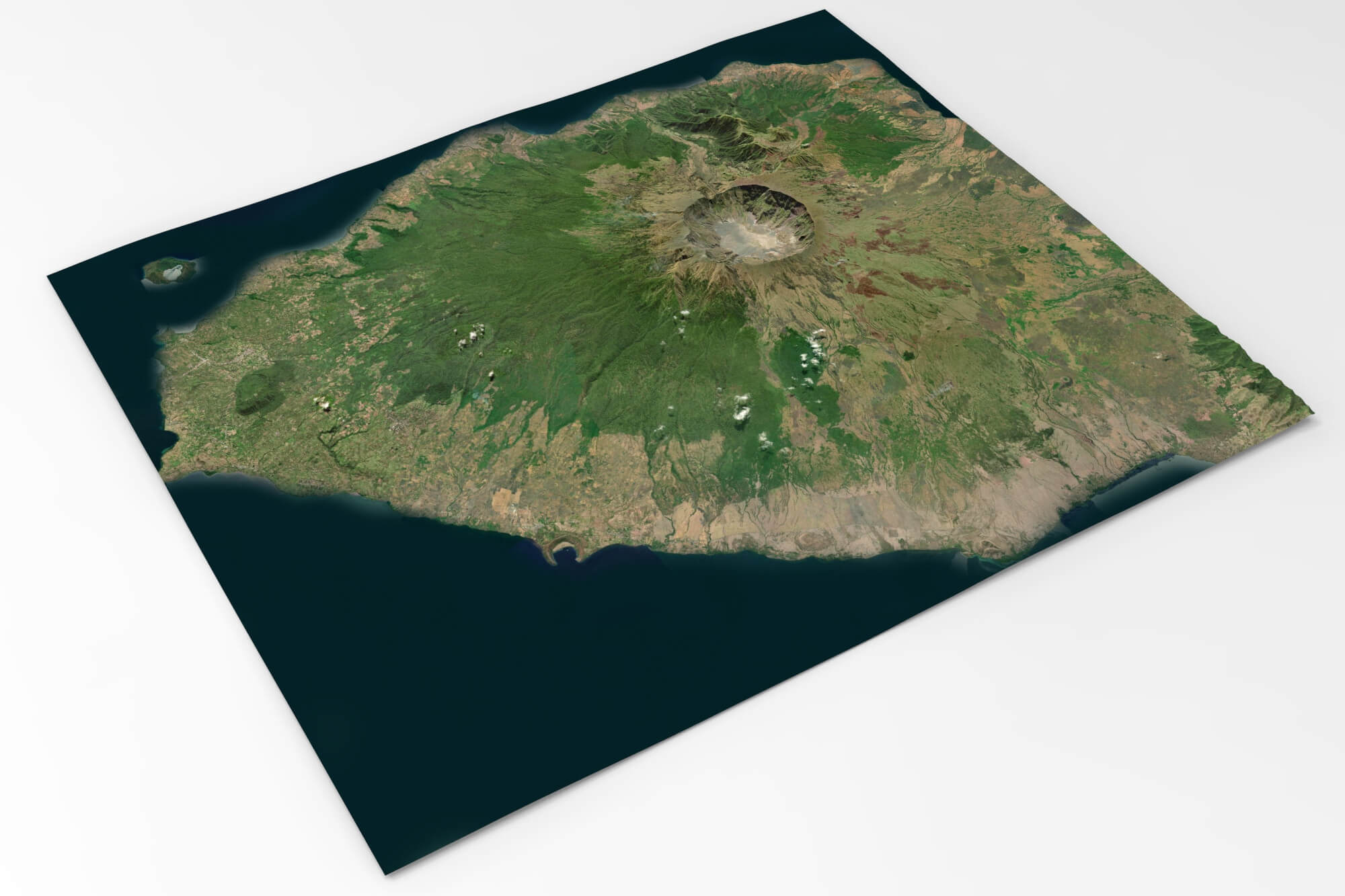 Mountain Landscape Tambora Volcano Indonesia - 3D Model by clickshop3d