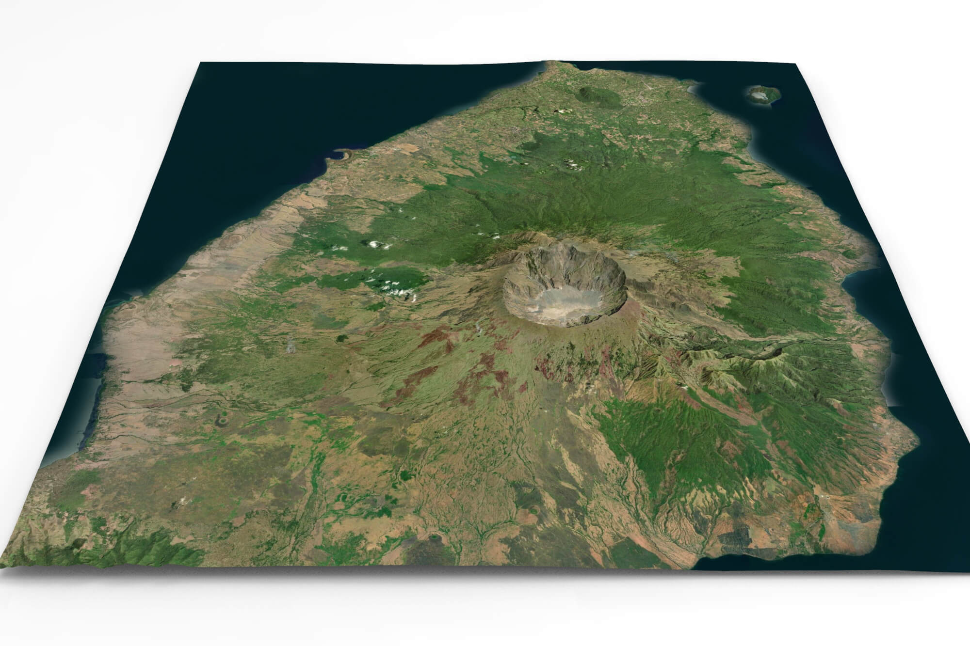 Mountain Landscape Tambora Volcano Indonesia - 3D Model by clickshop3d