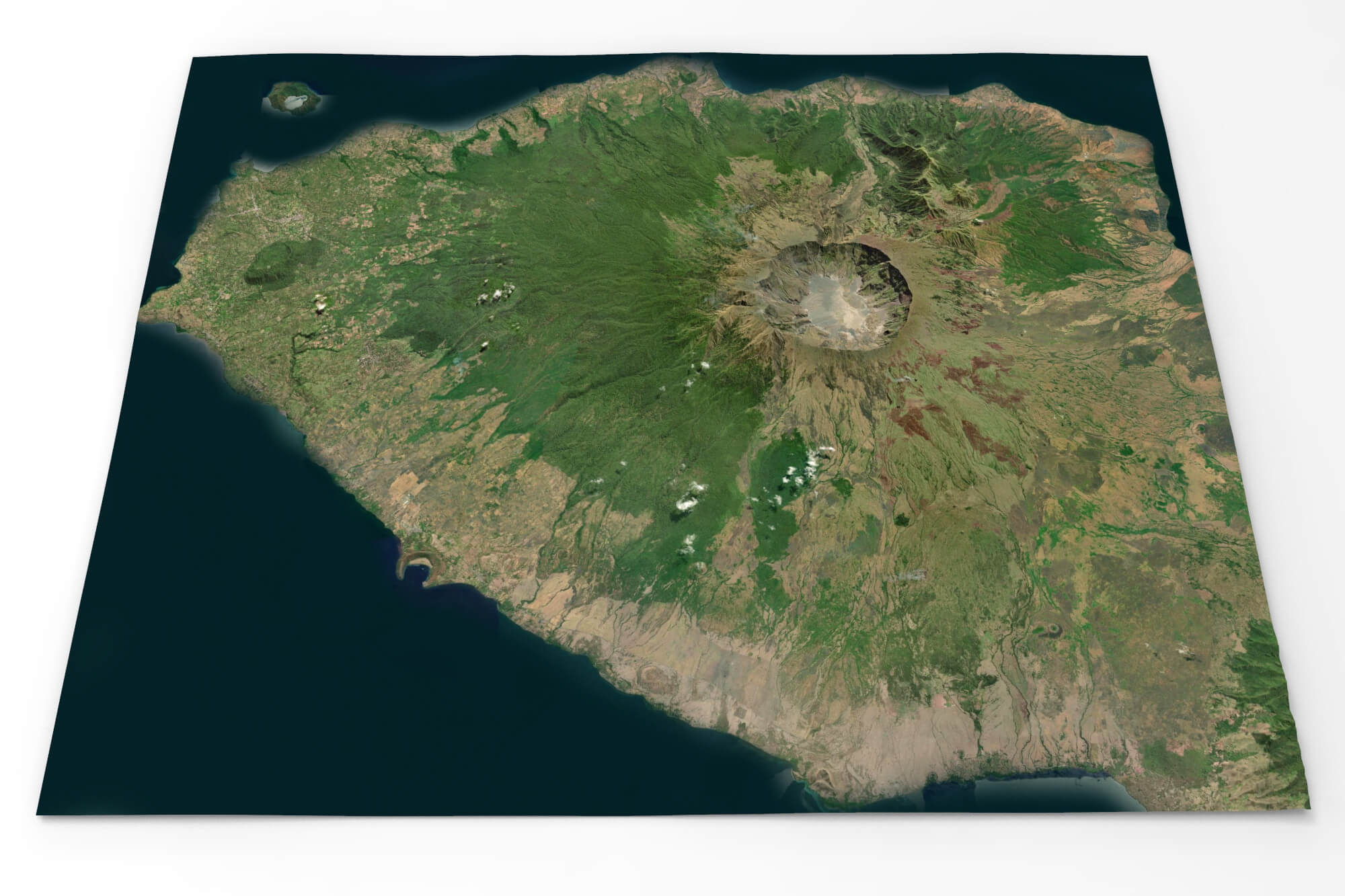 Mountain Landscape Tambora Volcano Indonesia - 3D Model by clickshop3d