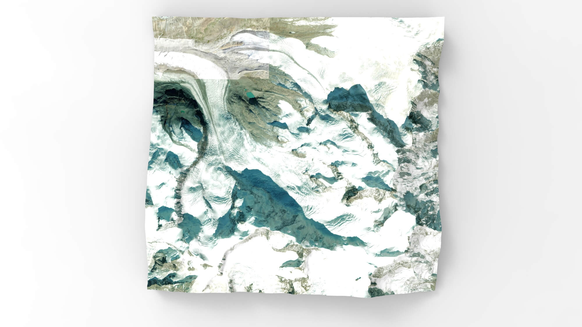 Mountain Landscape The Gorner Glacier Switzerland - 3D Model by clickshop3d
