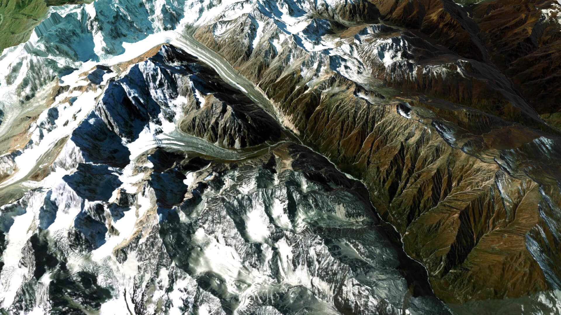 Mountain Landscape The Kabardino Balkarian Alpine Reserve - 3D Model by ...