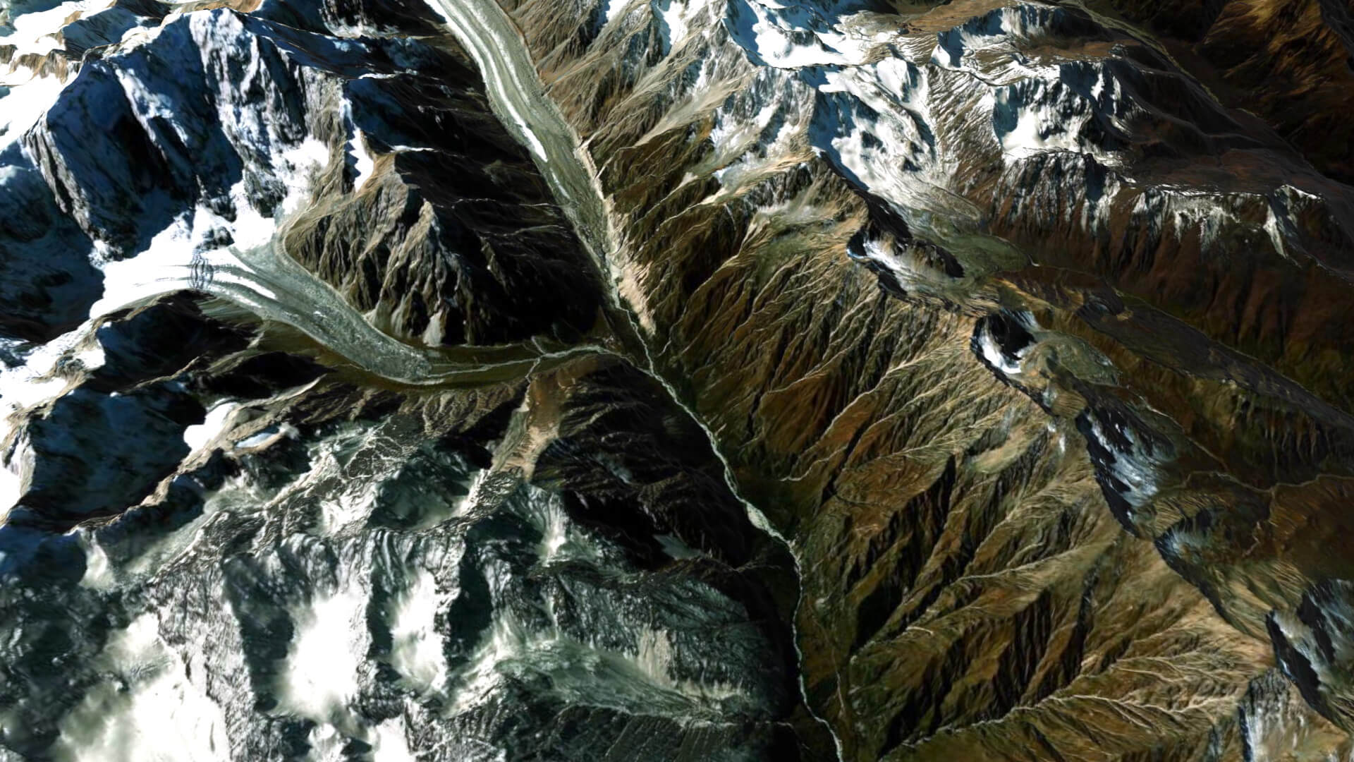 Mountain Landscape The Kabardino Balkarian Alpine Reserve - 3D Model by clickshop3d