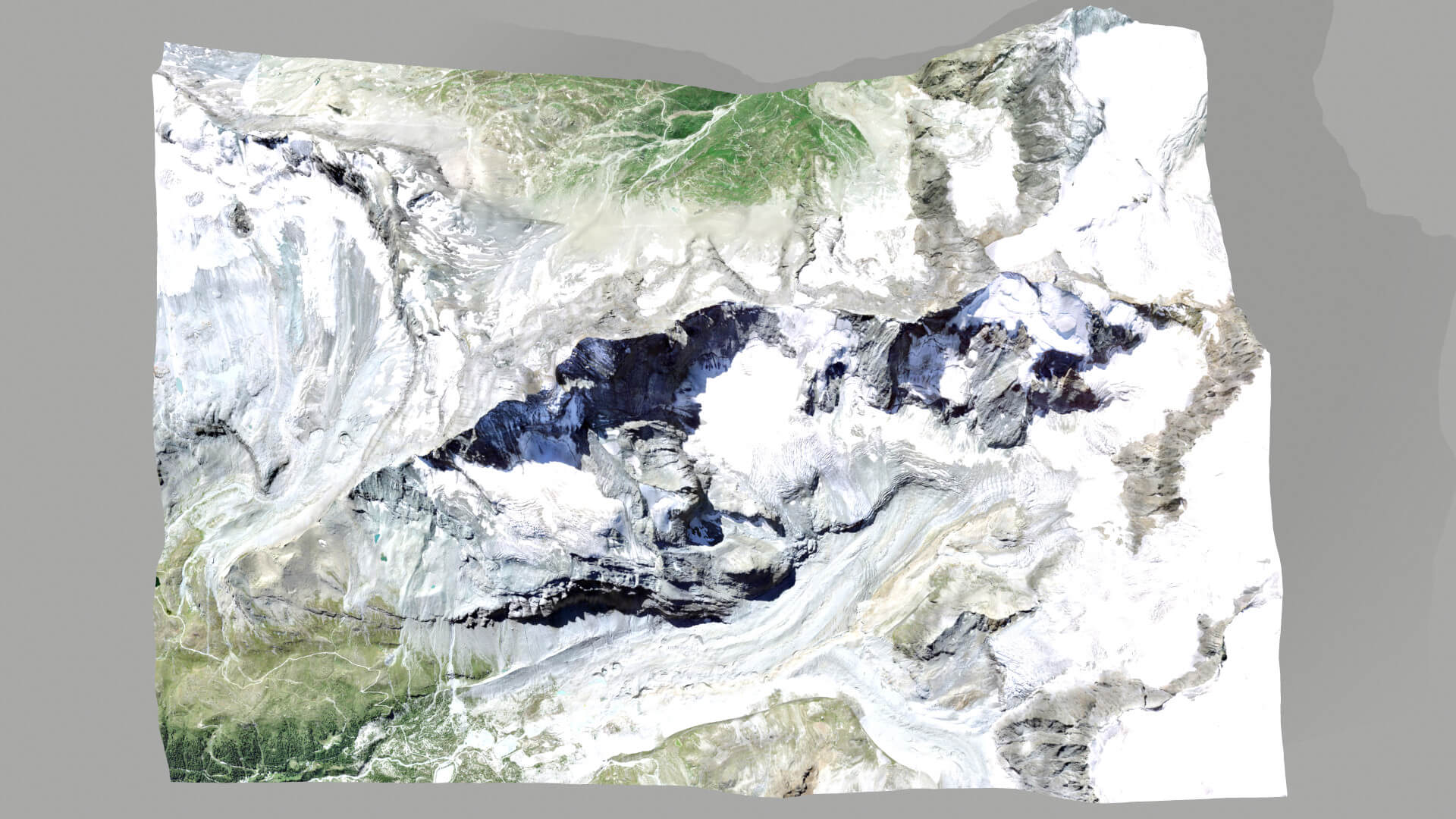 Mountain Landscape The Matterhorn Alps - 3D Model by clickshop3d
