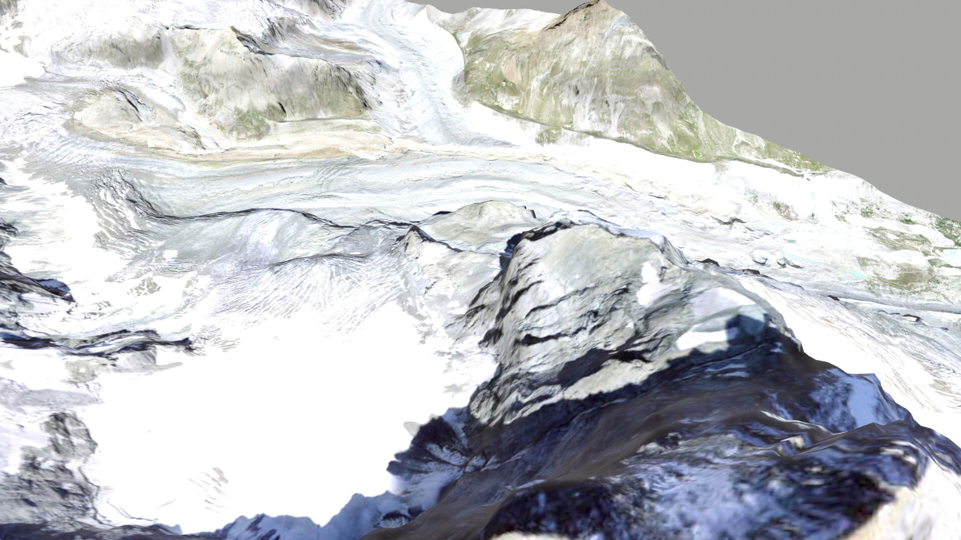 Mountain Landscape The Matterhorn Alps - 3D Model by clickshop3d