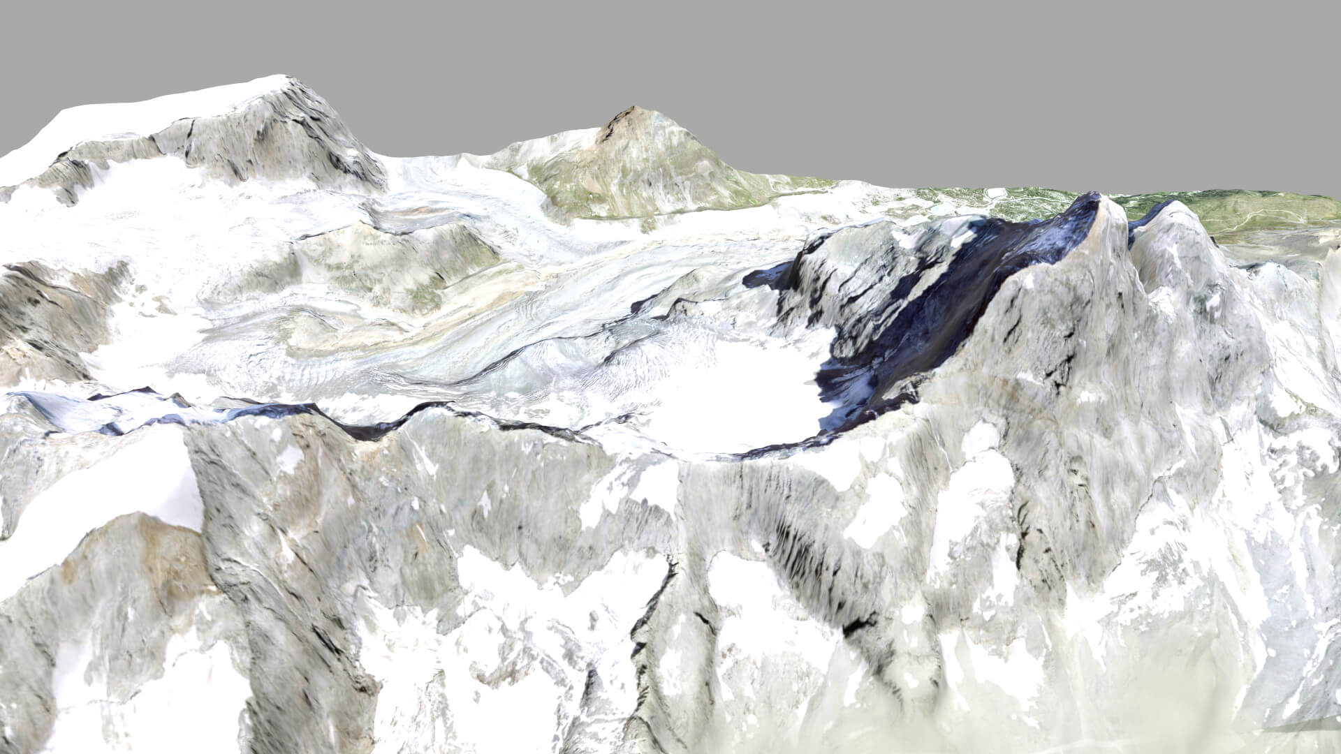 Mountain Landscape The Matterhorn Alps - 3D Model by clickshop3d