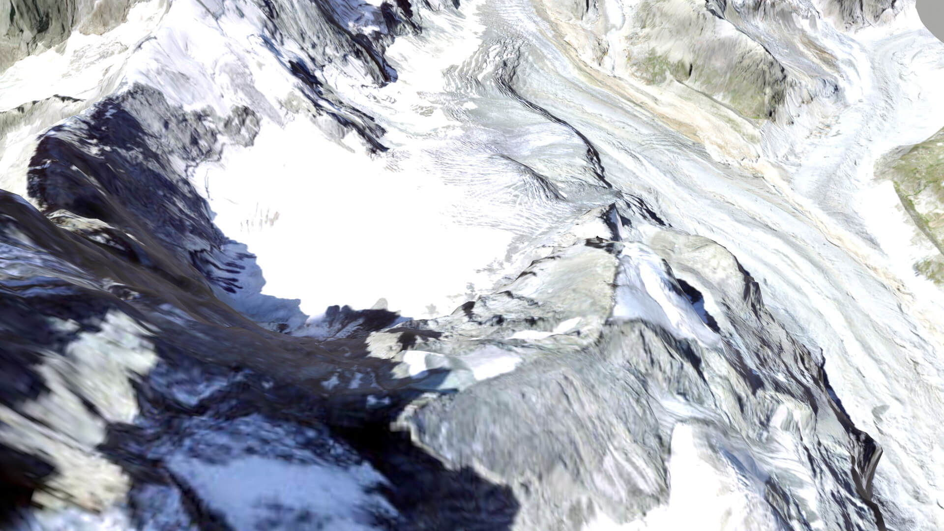 Mountain Landscape The Matterhorn Alps - 3D Model by clickshop3d