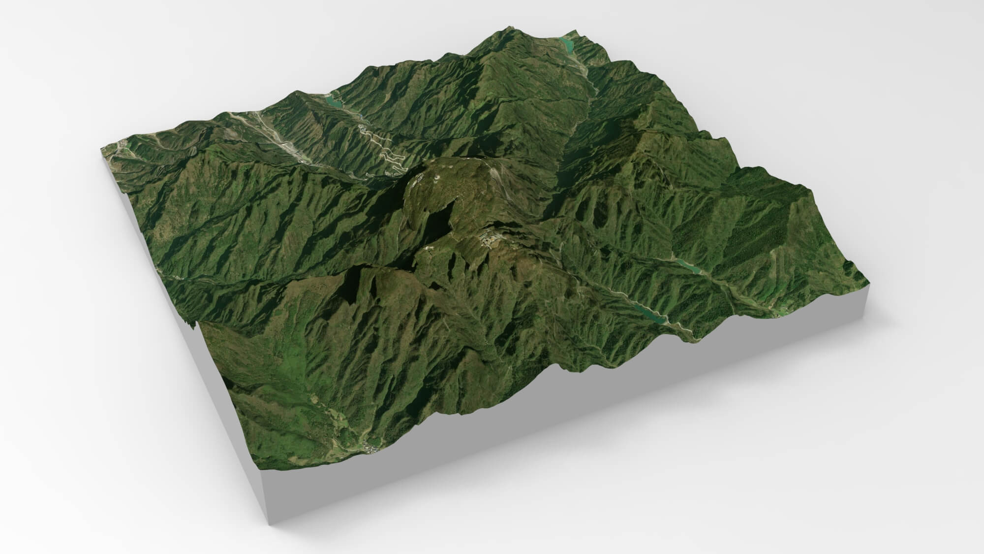 Mountain Landscape Tianmen China - 3D Model by clickshop3d