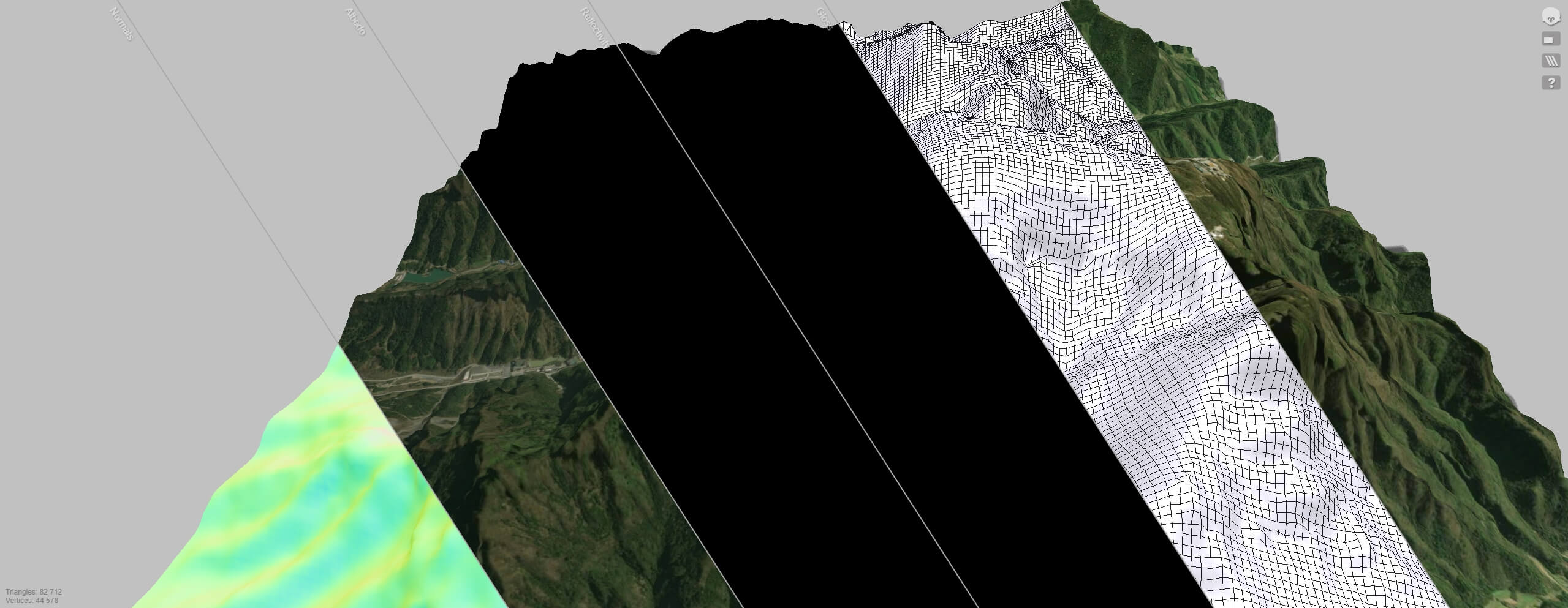 Mountain Landscape Tianmen China - 3D Model by clickshop3d