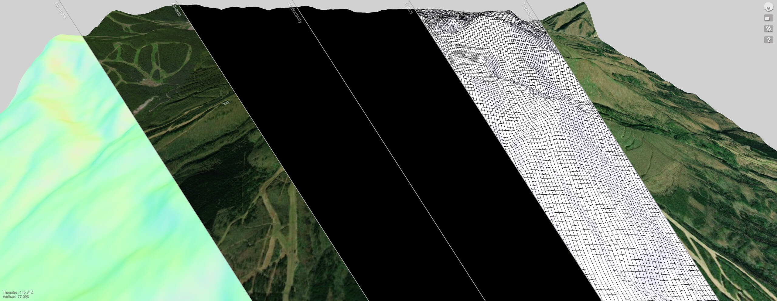 Mountain Landscape Volcano Bandai Japan - 3D Model by clickshop3d