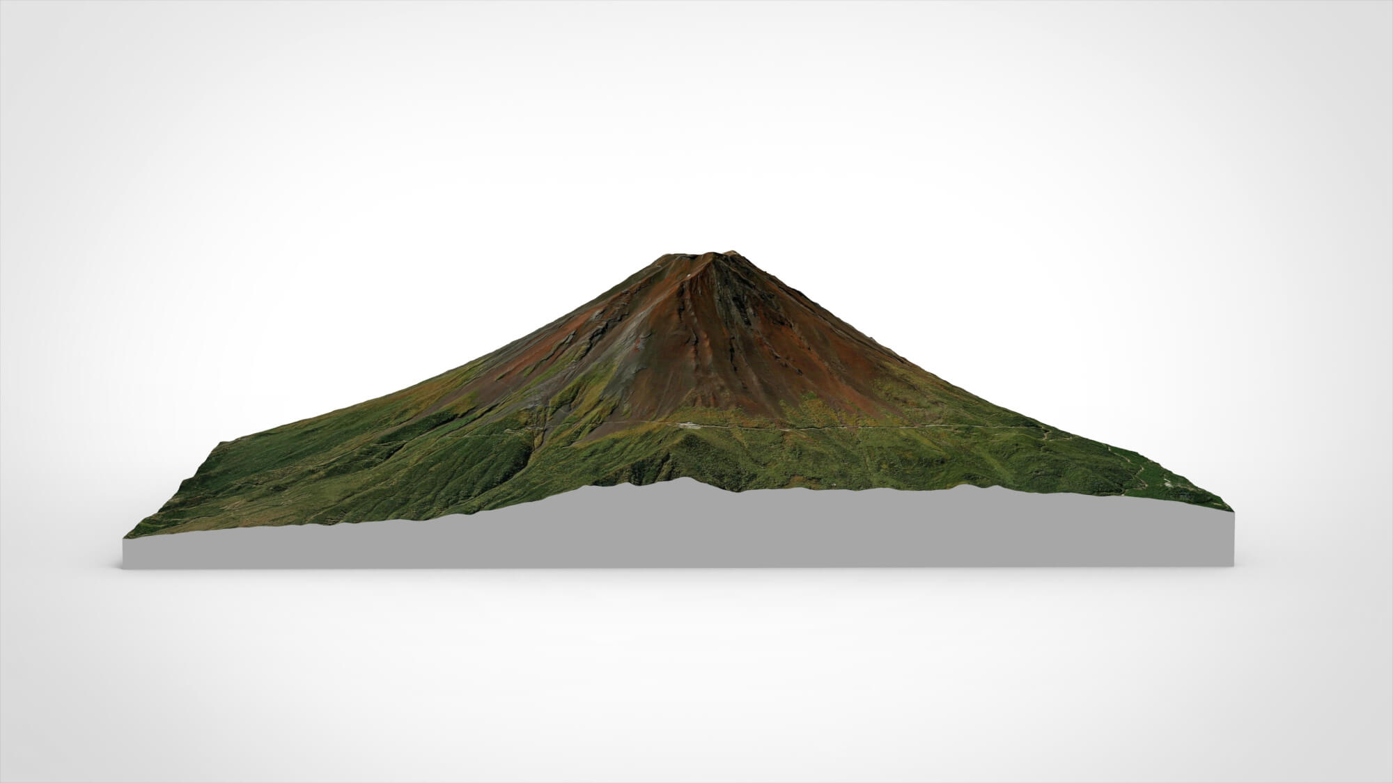 Mountain Landscape Volcano Fuji Japan - 3D Model by clickshop3d