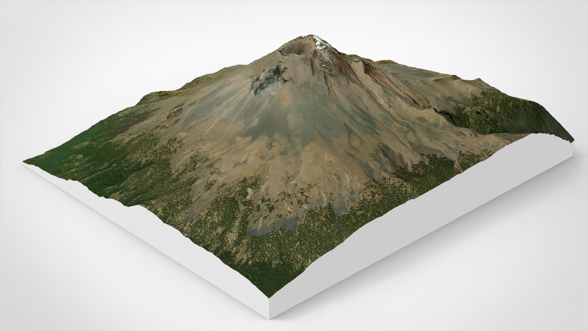 Mountain Landscape Volcano Popocatepetl Mexico - 3D Model by clickshop3d