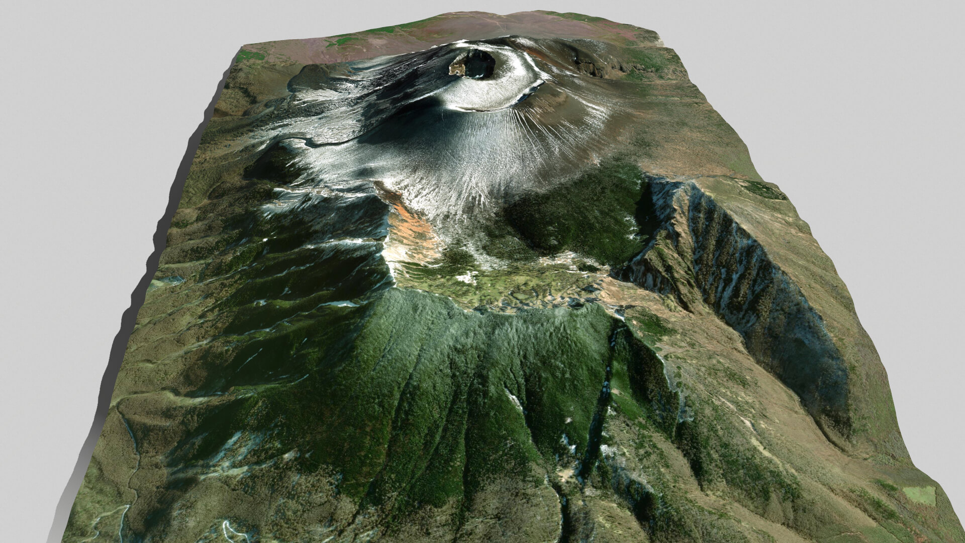 Mountain Landscape Volcano Asama Japan - 3D Model by clickshop3d