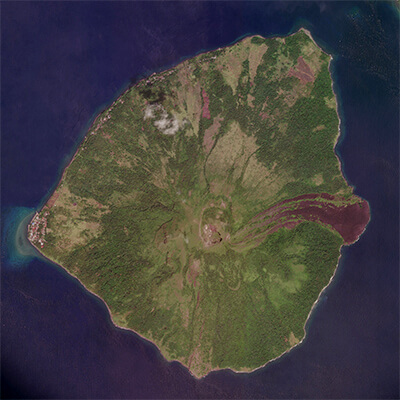 Mountain Landscape Volcano Ruang North Sulawesi Indonesia - 3D Model by ...