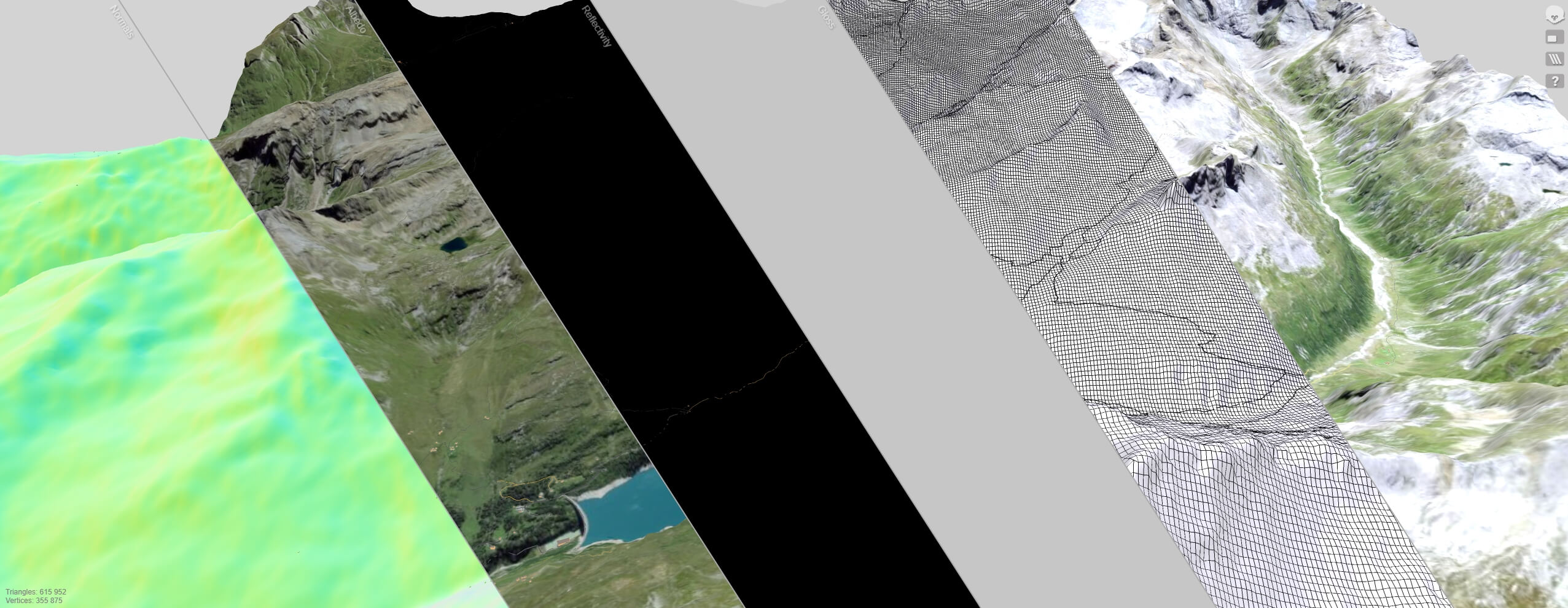 Mountain Landscape Zervreilahorn Swiss Lepontine Alps - 3D Model by ...