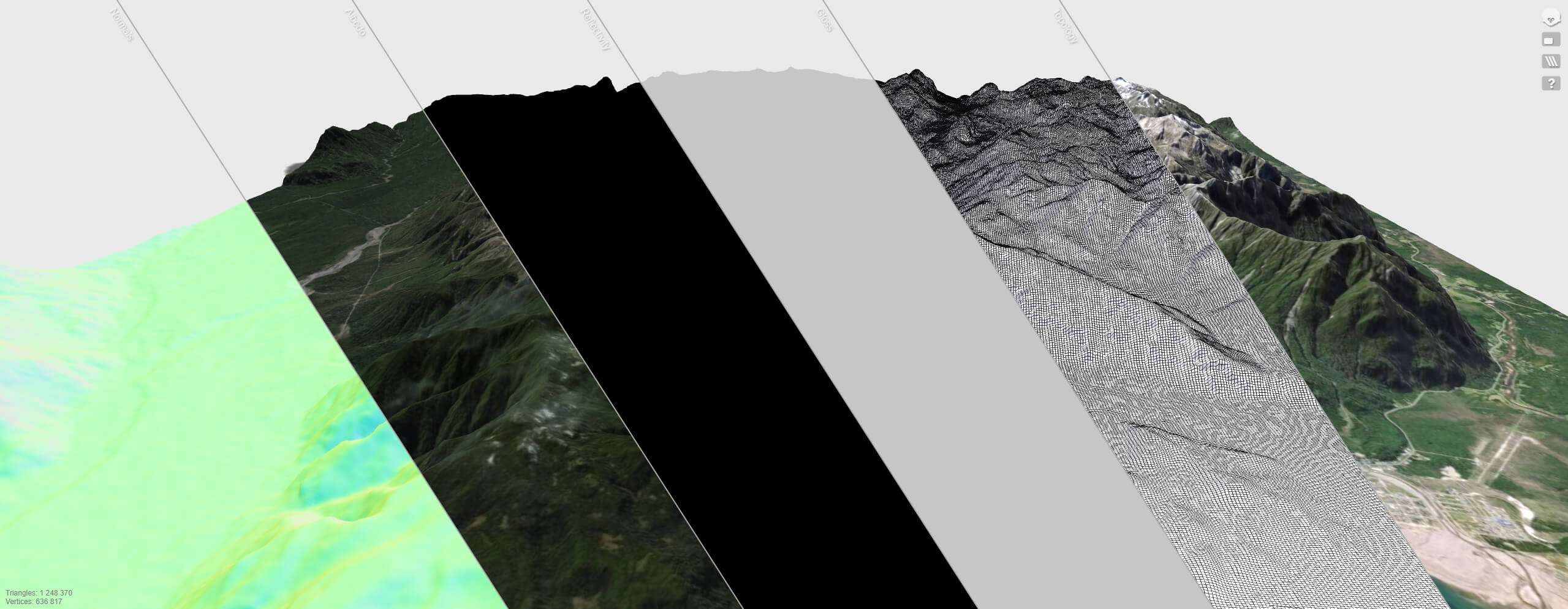 Mountan Landscape Volcano Chaiten Chile - 3D Model by clickshop3d