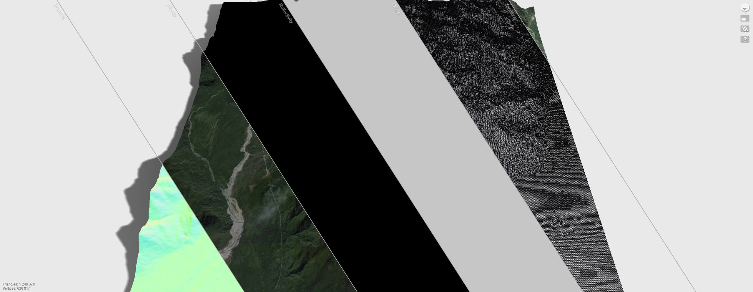 Mountan Landscape Volcano Chaiten Chile - 3D Model by clickshop3d