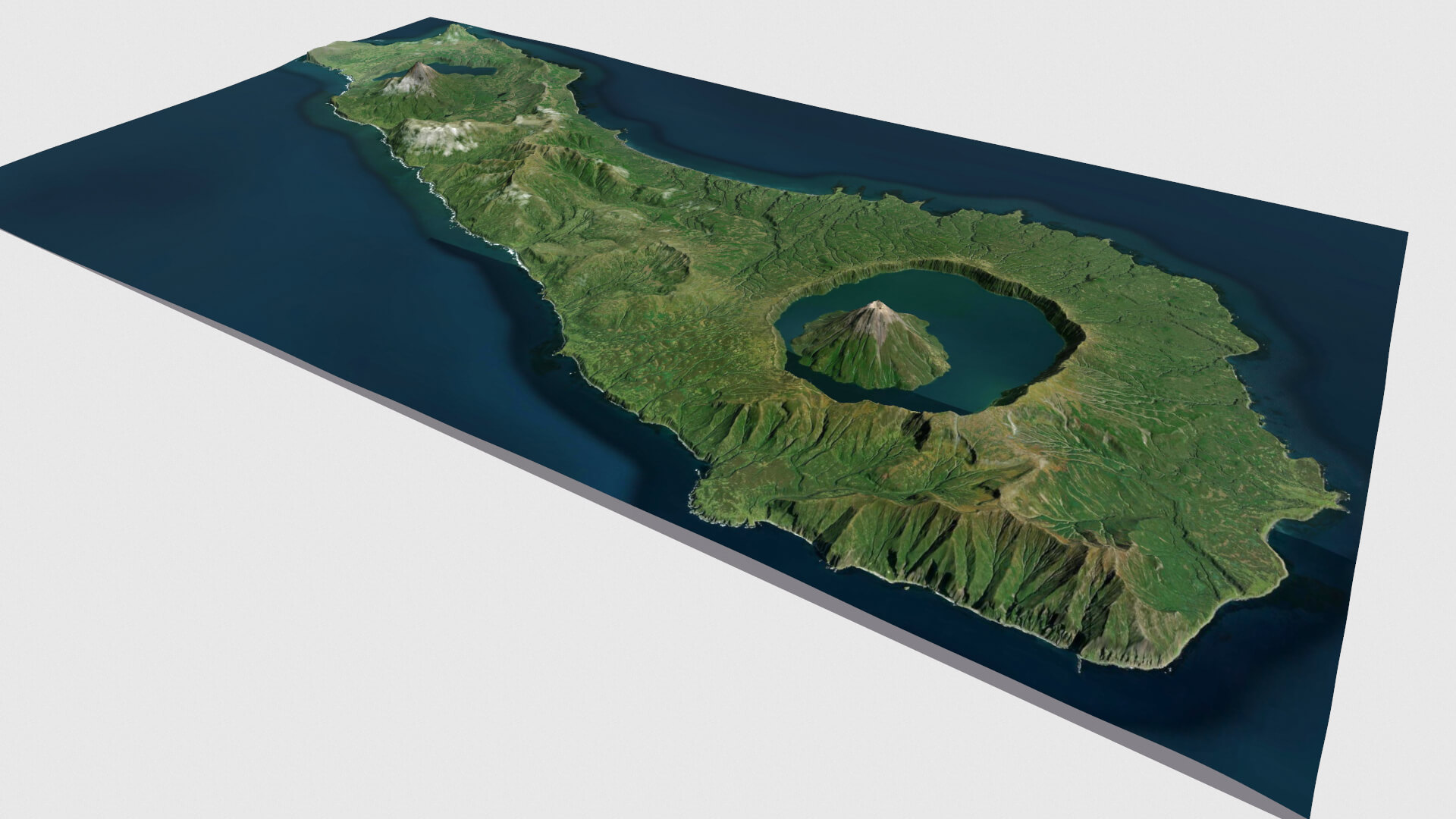 Onekotan Island Great Kuril Islands - 3D Model by clickshop3d