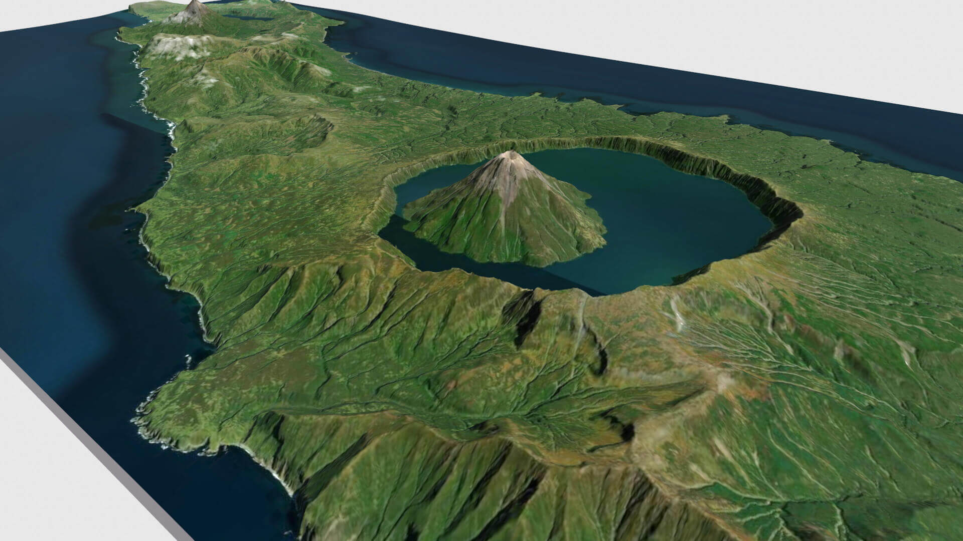 Onekotan Island Great Kuril Islands - 3D Model by clickshop3d