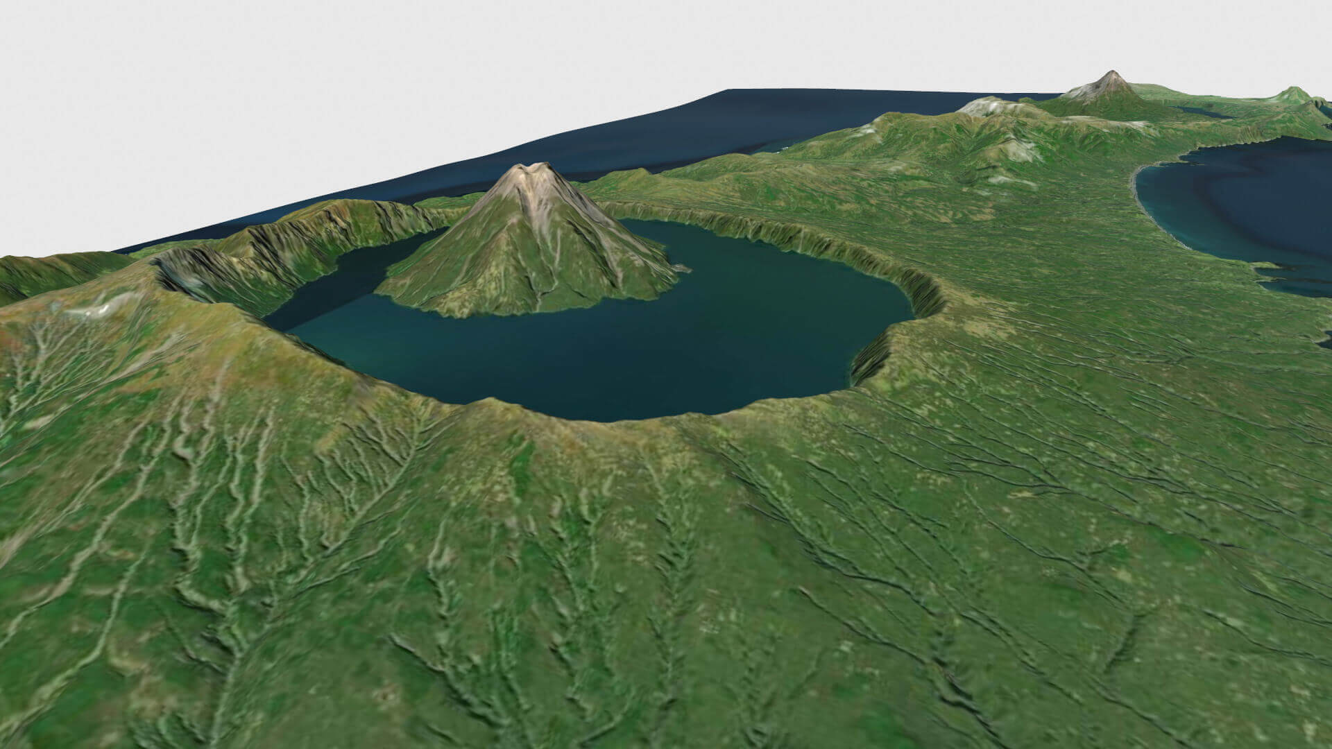 Onekotan Island Great Kuril Islands - 3D Model by clickshop3d
