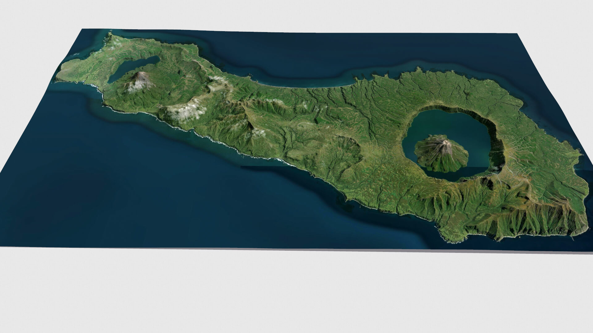 Onekotan Island Great Kuril Islands - 3D Model by clickshop3d