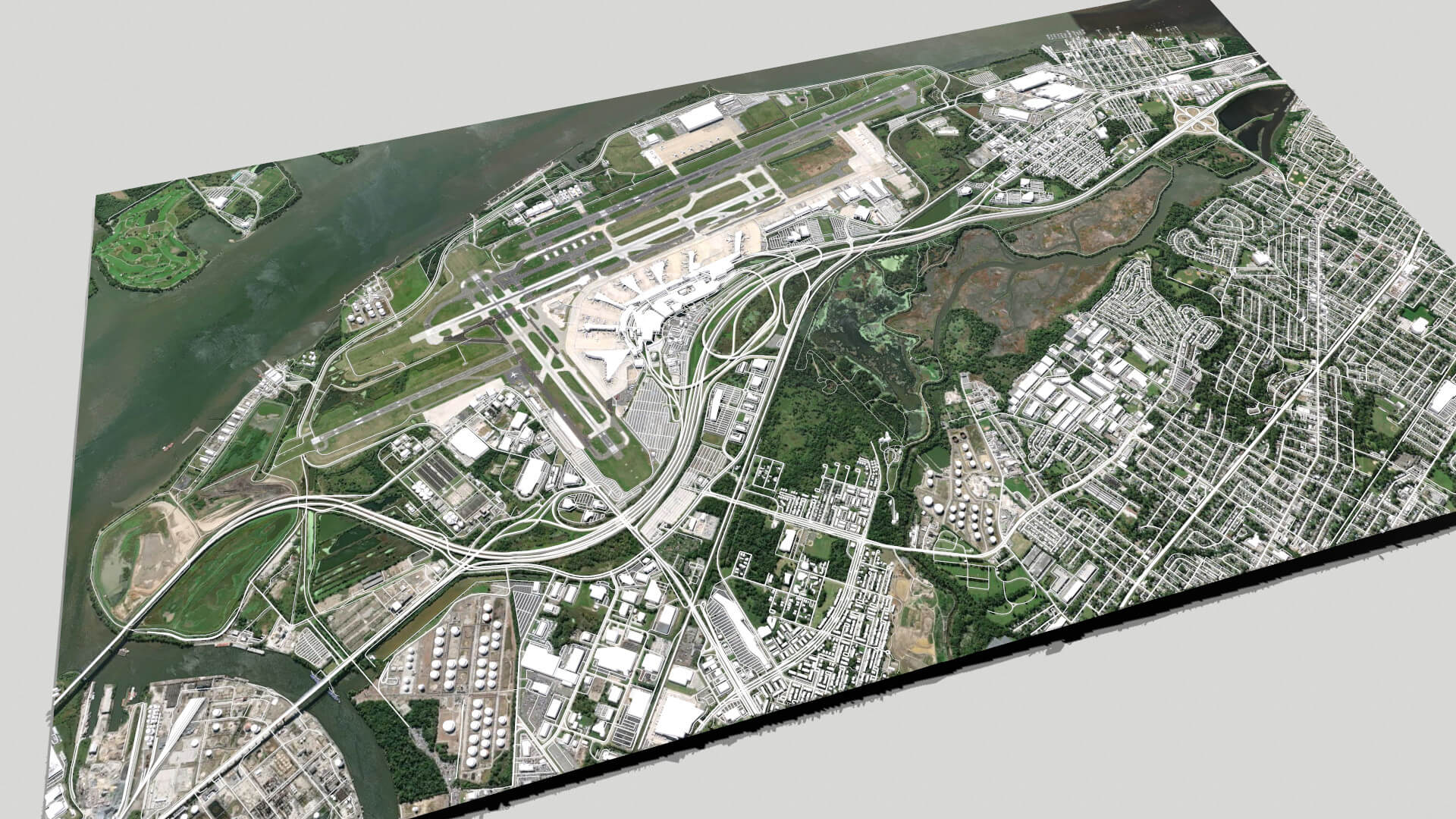 Philadelphia International Airport - 3D Model by clickshop3d