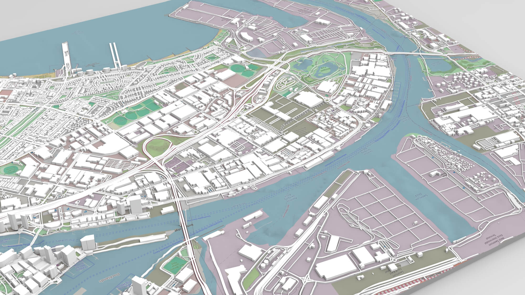 Port Melbourne Victoria Australia - 3D Model by clickshop3d