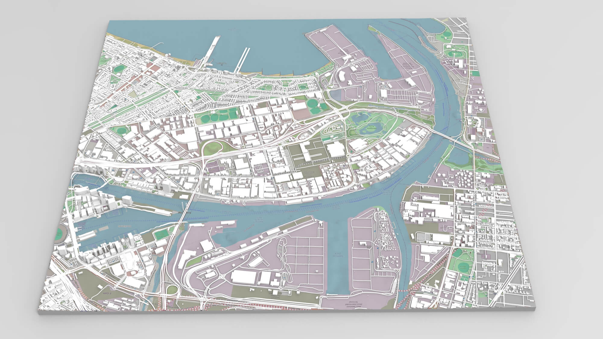 Port Melbourne Victoria Australia - 3D Model by clickshop3d