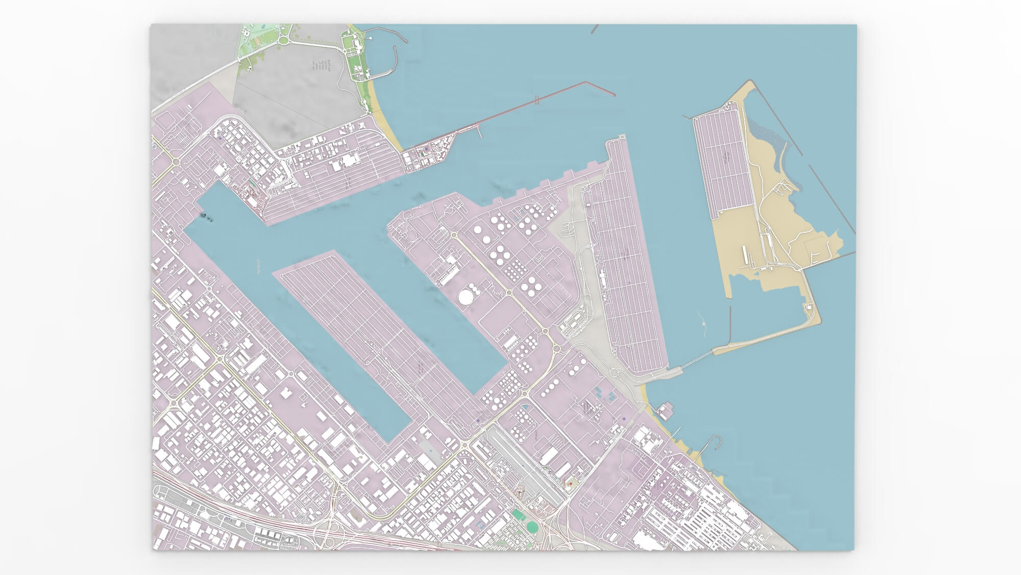 Port of Jebel Alijebel Ali Dubai United Arab Emirates - 3D Model by ...