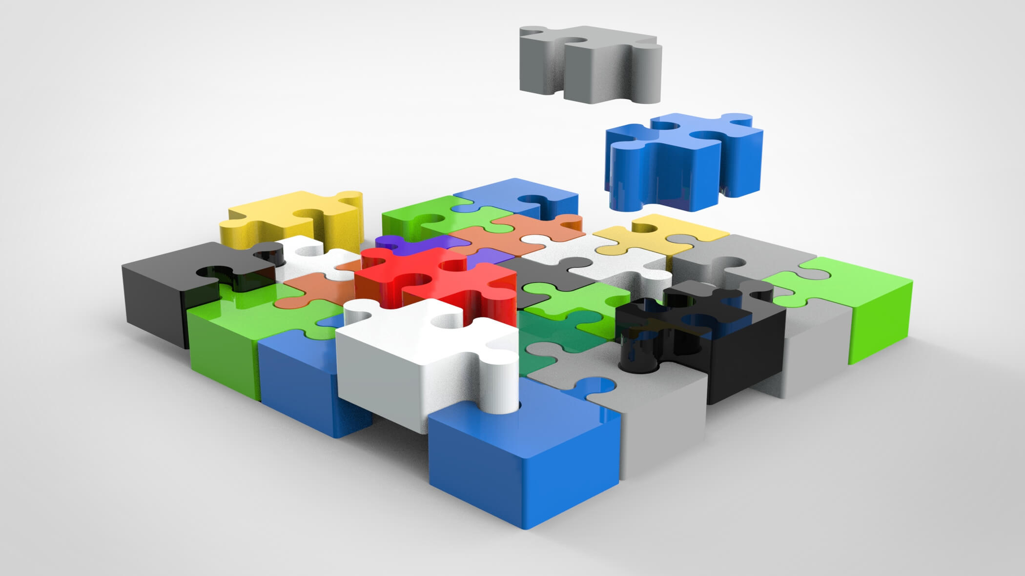 Puzzle 3D Print Model by clickshop3d