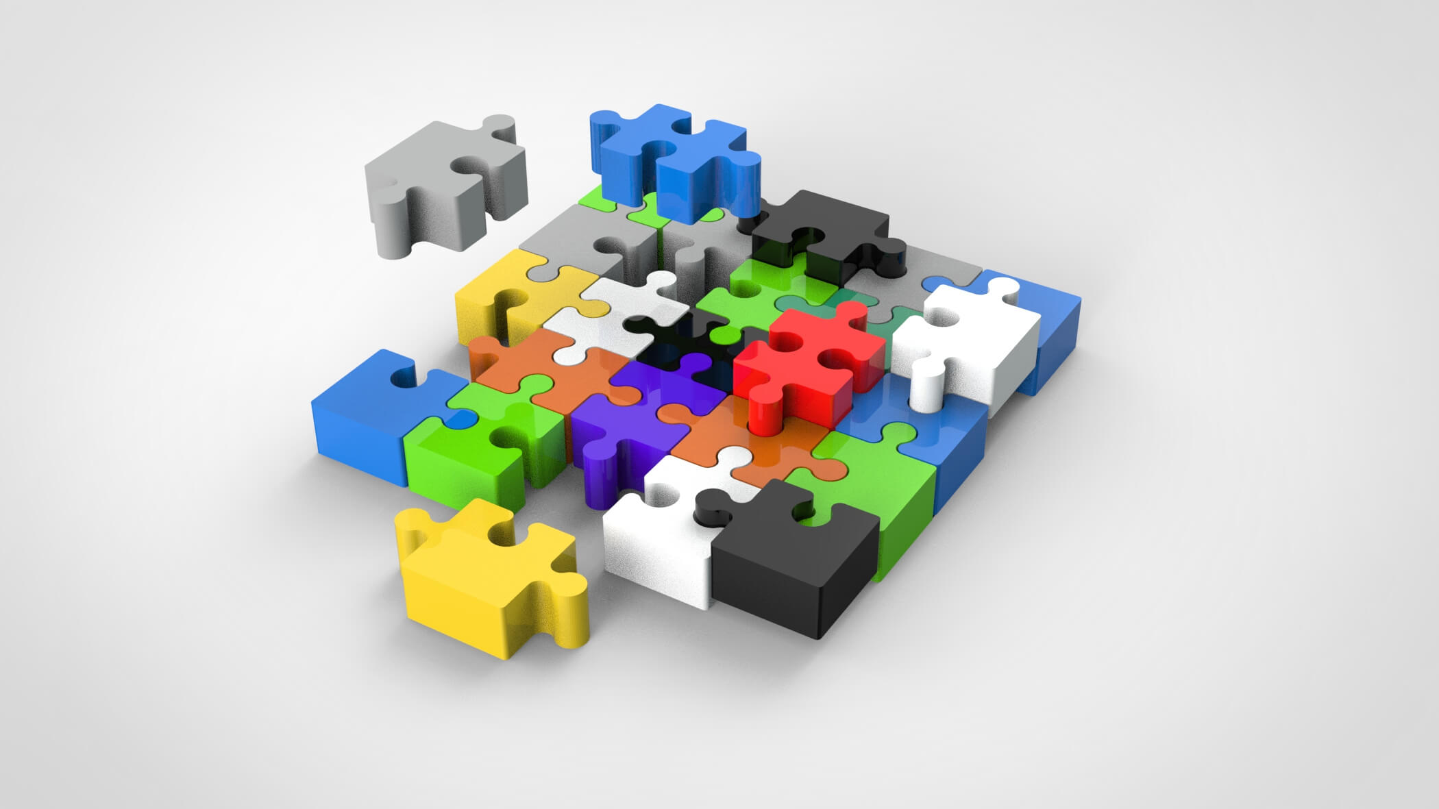 Puzzle 3D Print Model by clickshop3d