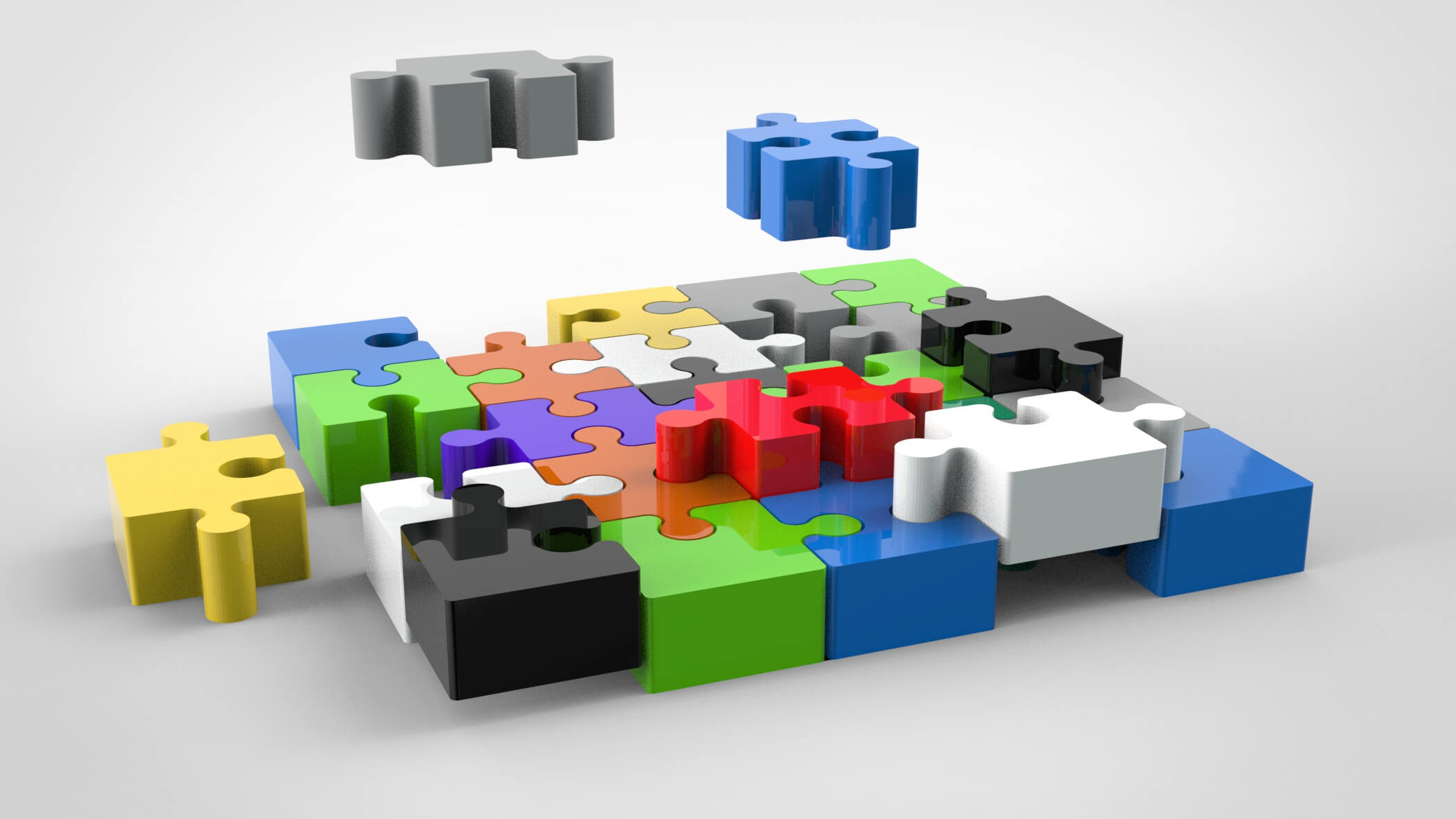 Puzzle 3D Print Model by clickshop3d