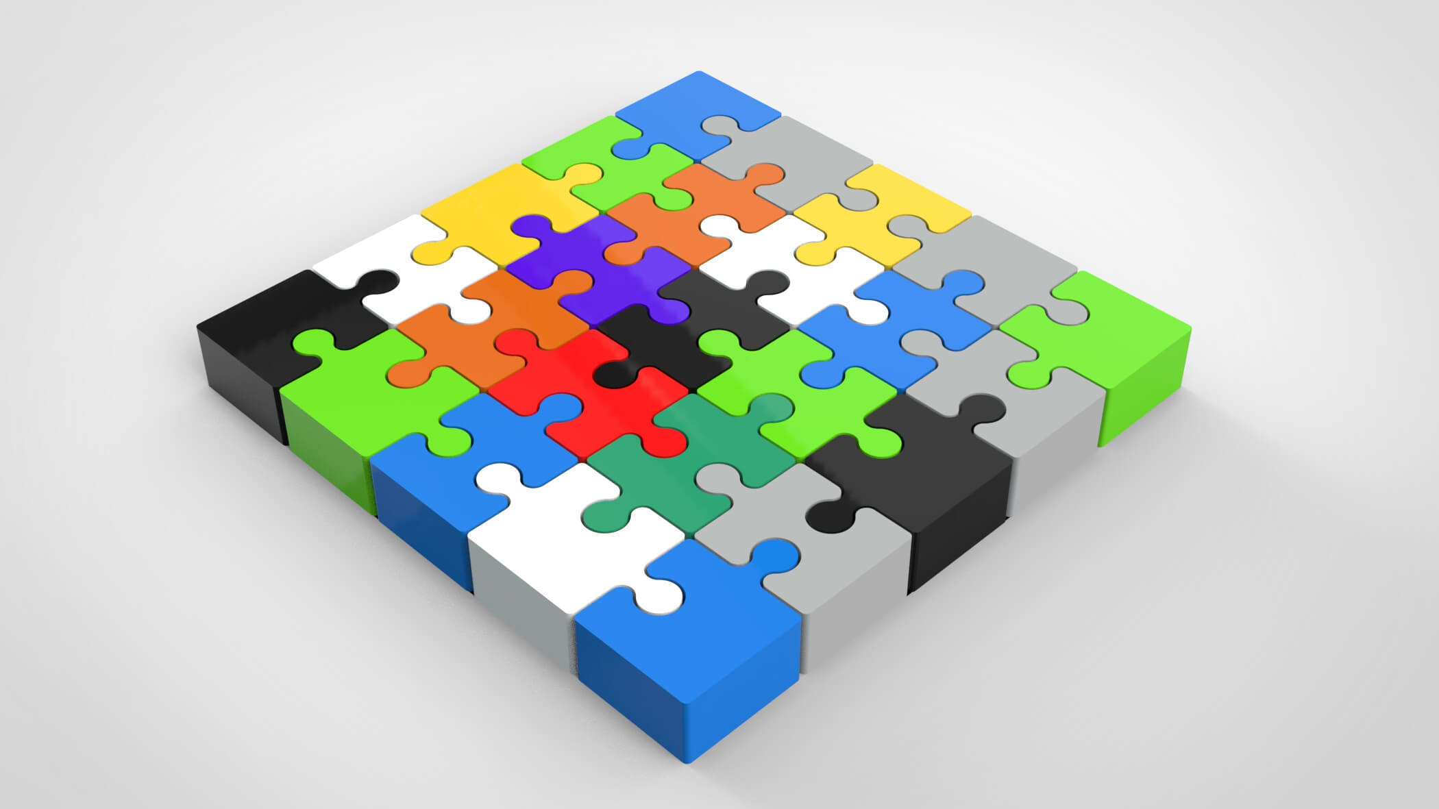 Puzzle 3D Print Model by clickshop3d