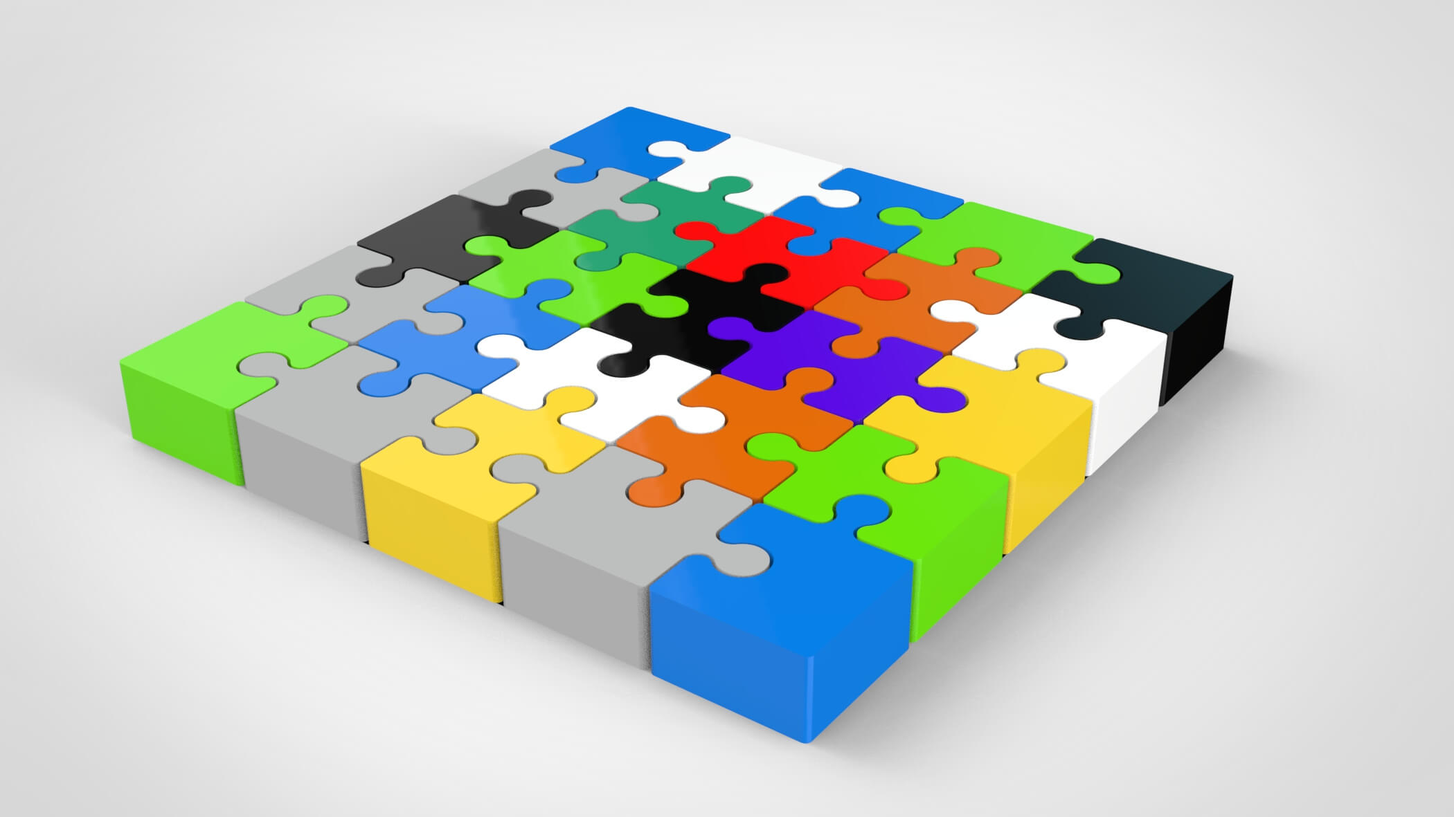 Puzzle 3D Print Model by clickshop3d