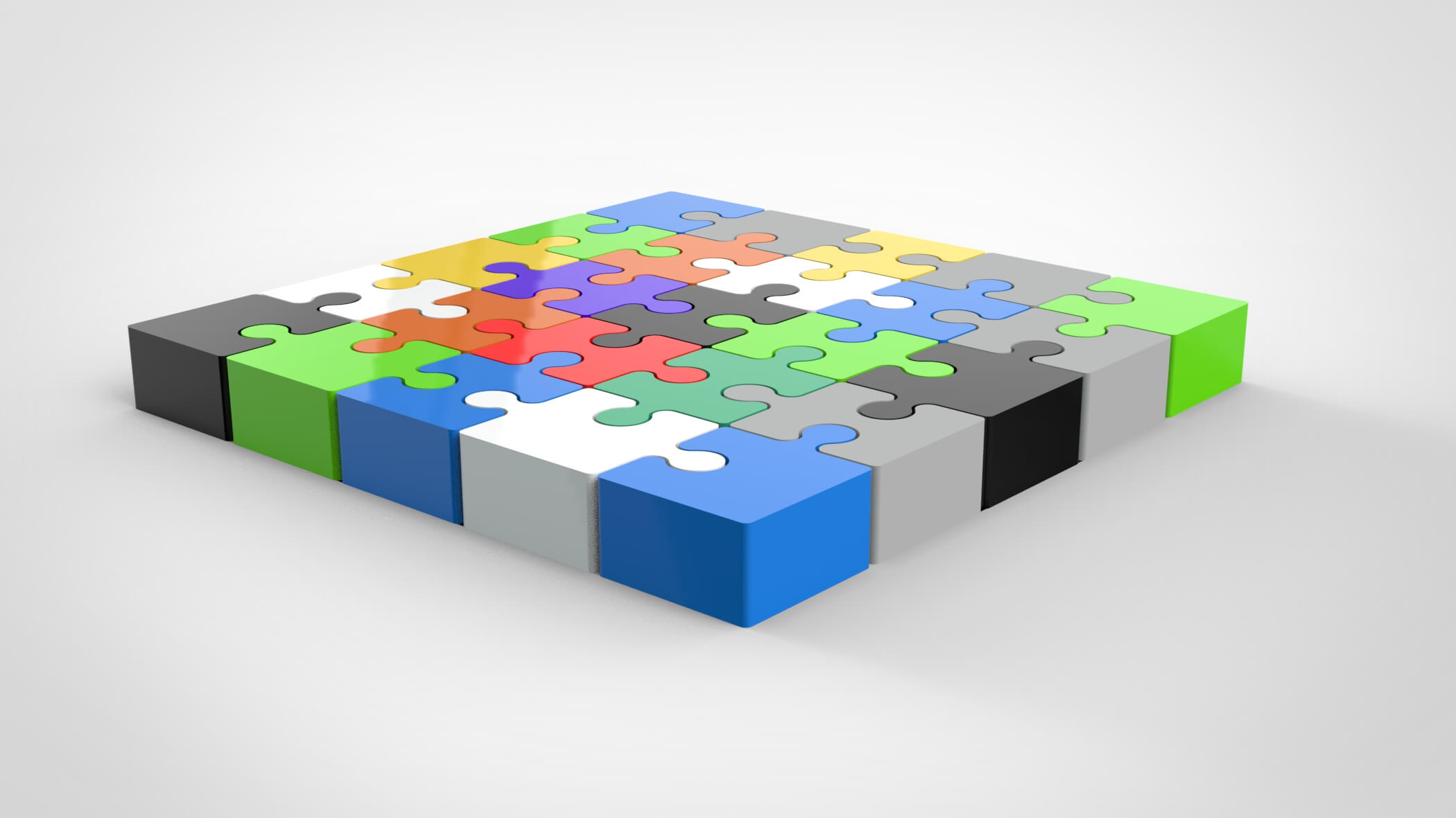 Puzzle 3D Print Model by clickshop3d