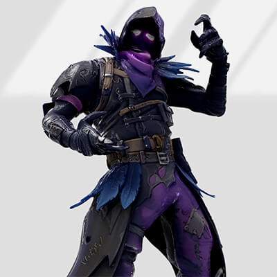 Raven Skin from Fortnite - 3D Model by clickshop3d