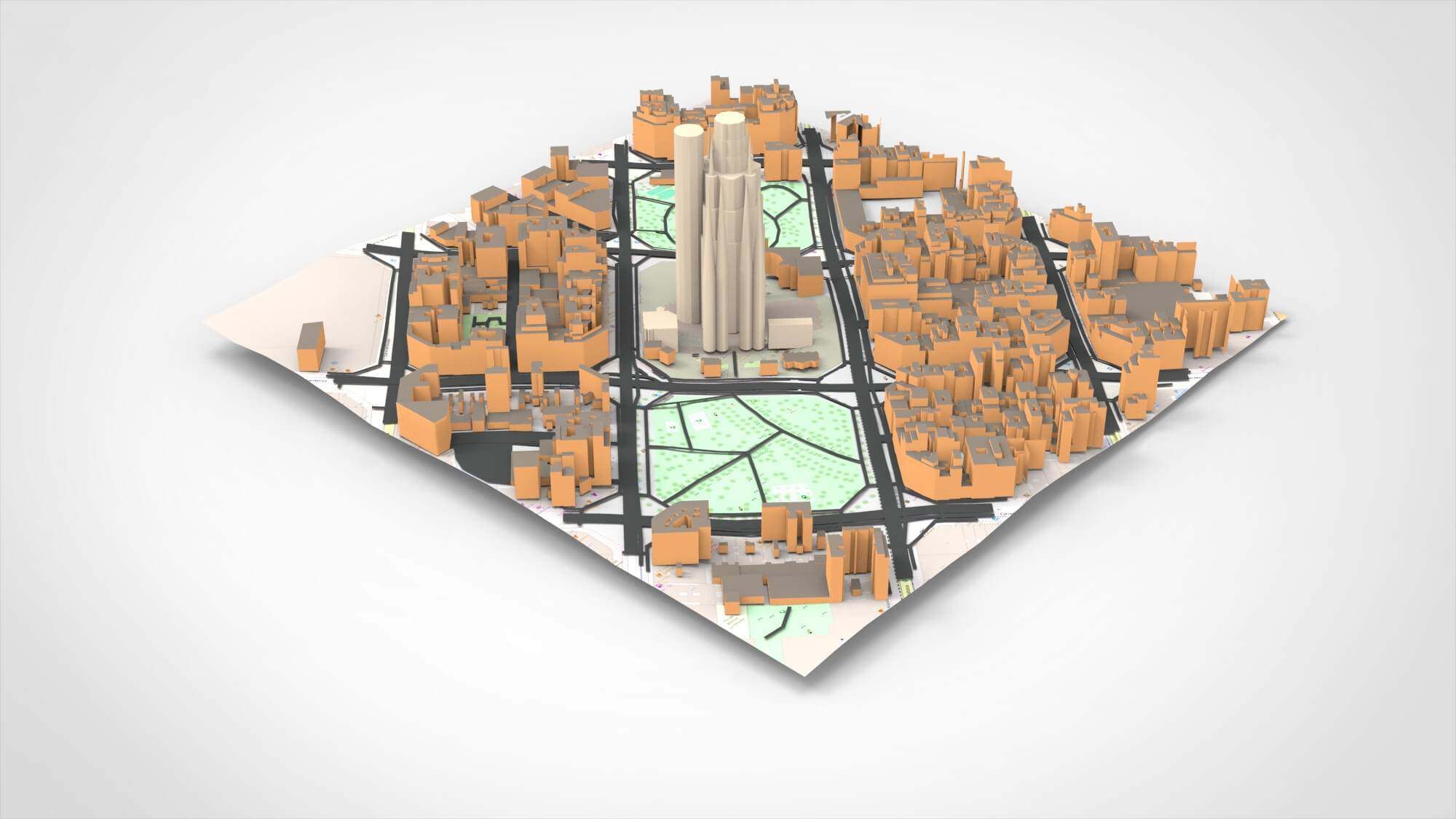 Sagrada Familia Barcelona Spain - 3D Model by clickshop3d