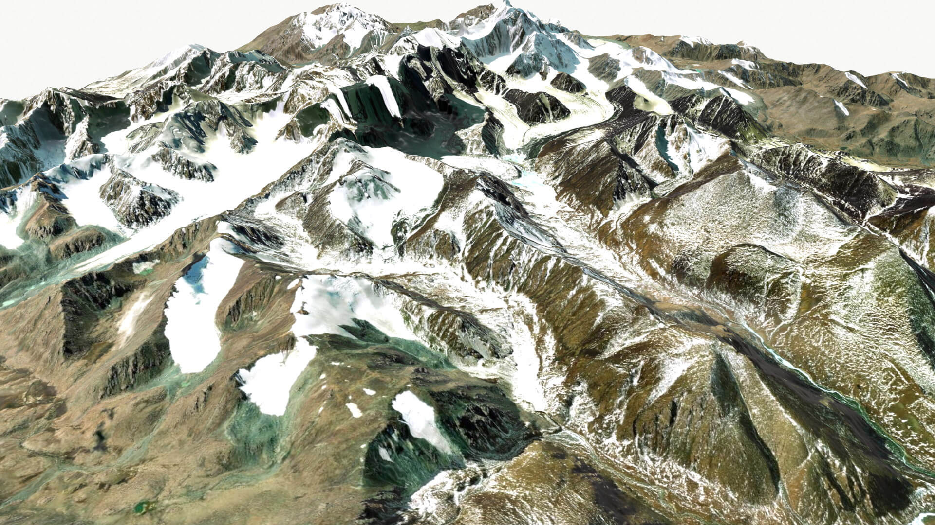 Semyonov Peak Mountain - 3D Model by clickshop3d