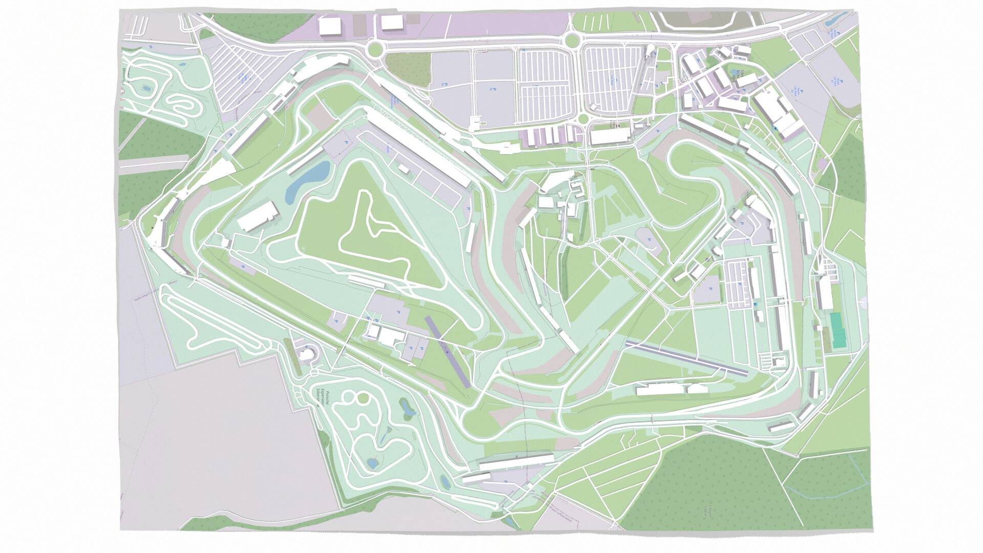 Silverstone Circuit Northamptonshire UK - 3D Model by clickshop3d