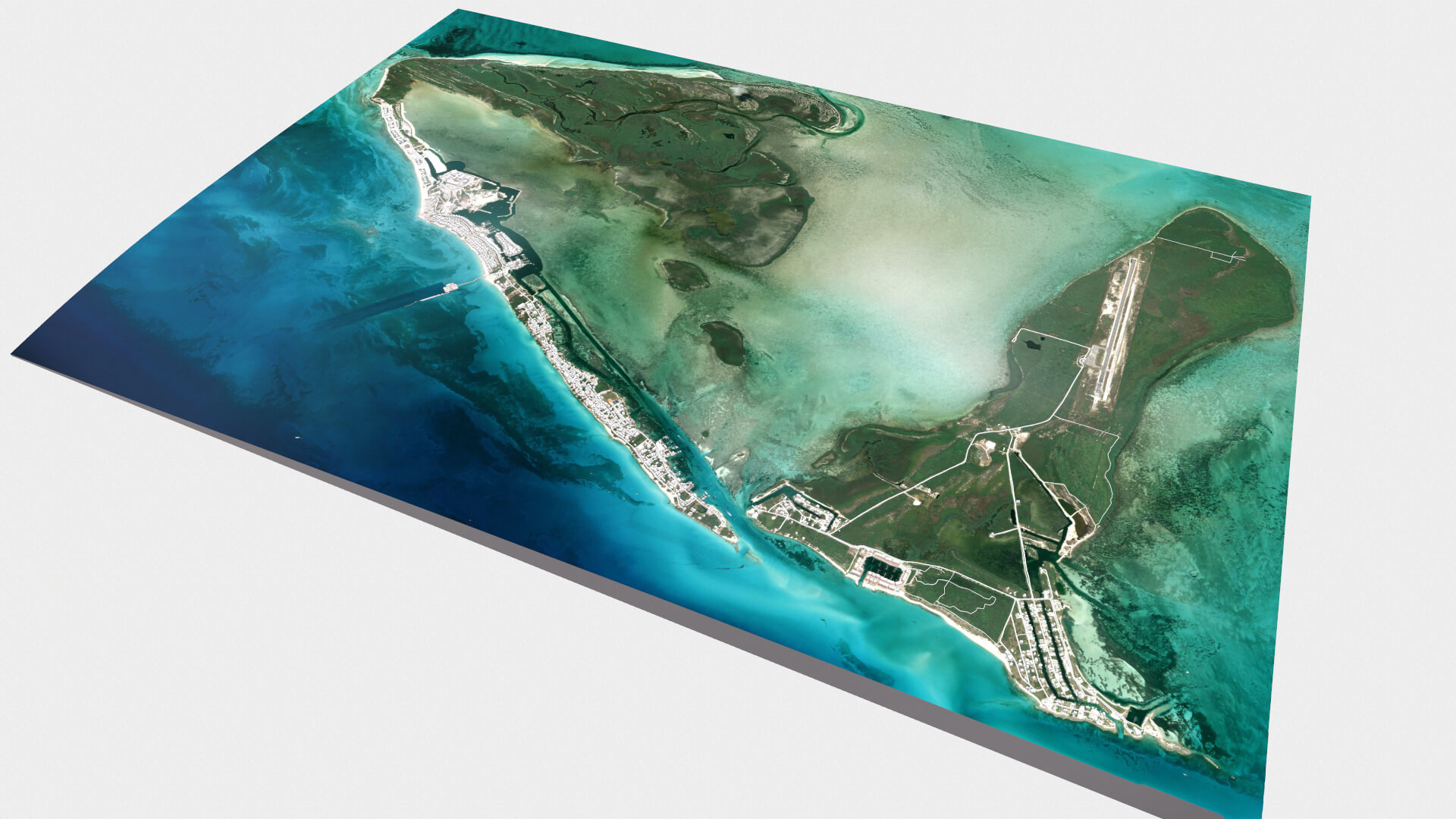 South Bimini Island in The Bahamas - 3D Model by clickshop3d